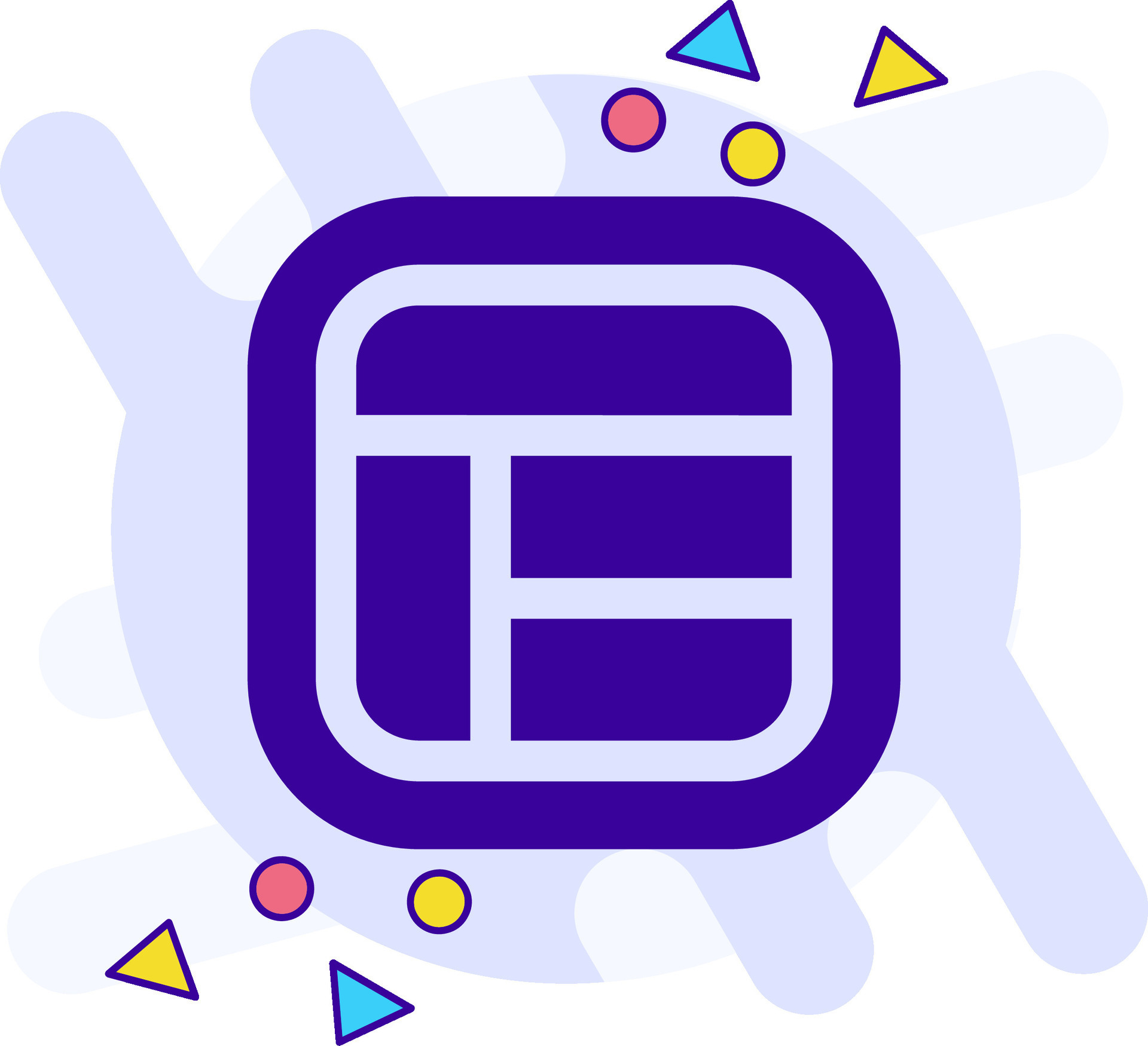 Layout freestyle solid Icon 38523402 Vector Art at Vecteezy