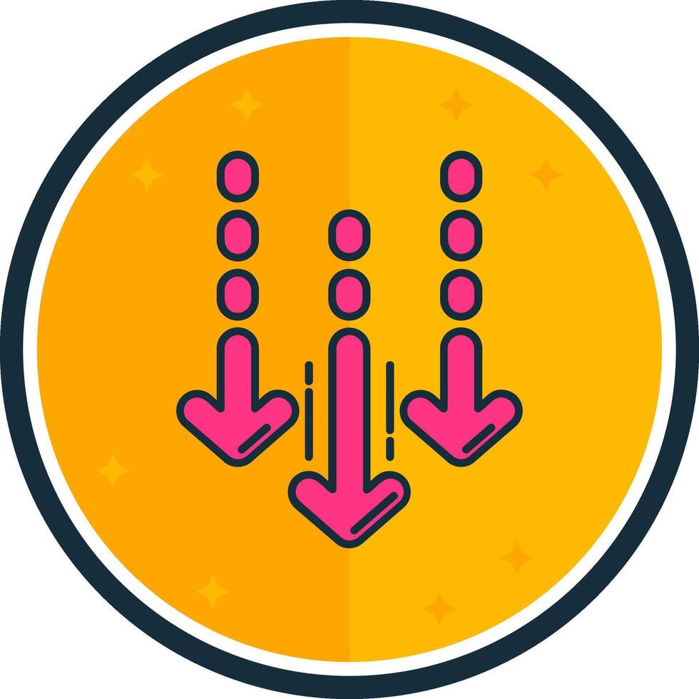 Decrease filled verse Icon 38528304 Vector Art at Vecteezy