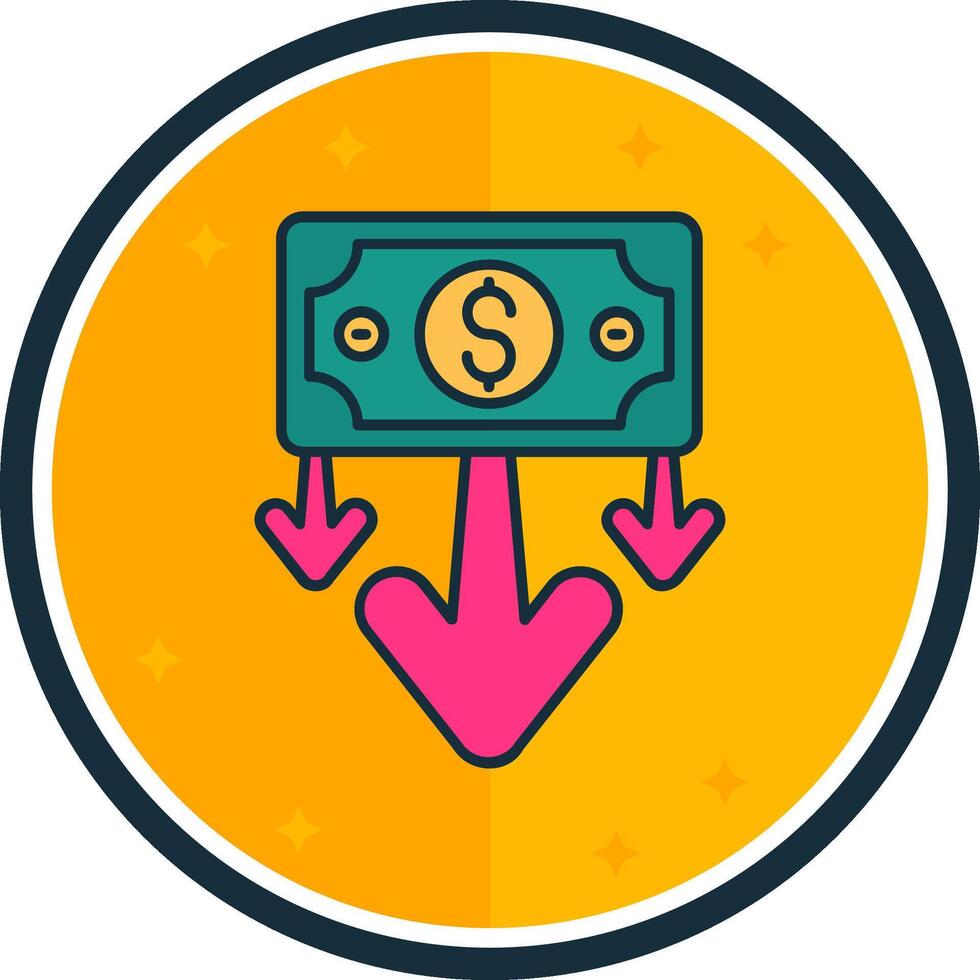 Decrease filled verse Icon 38528305 Vector Art at Vecteezy