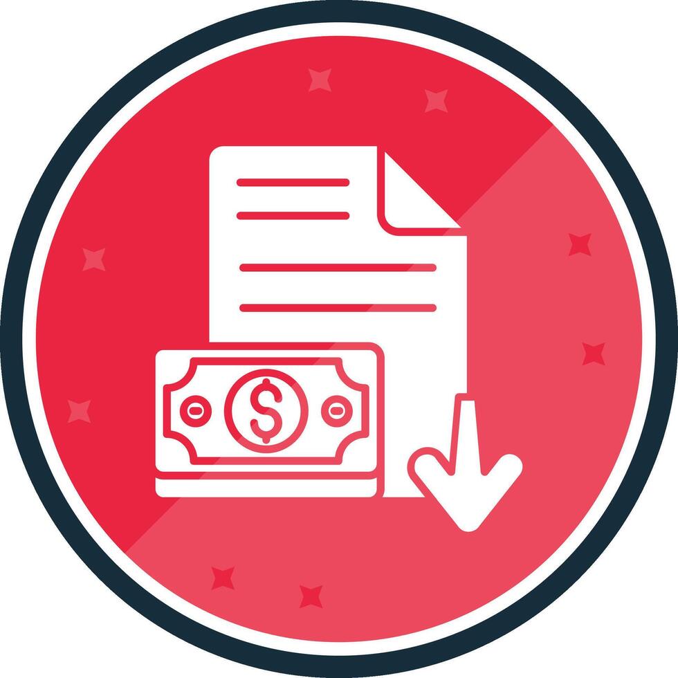 Decrease Glyph verse Icon 38533441 Vector Art at Vecteezy