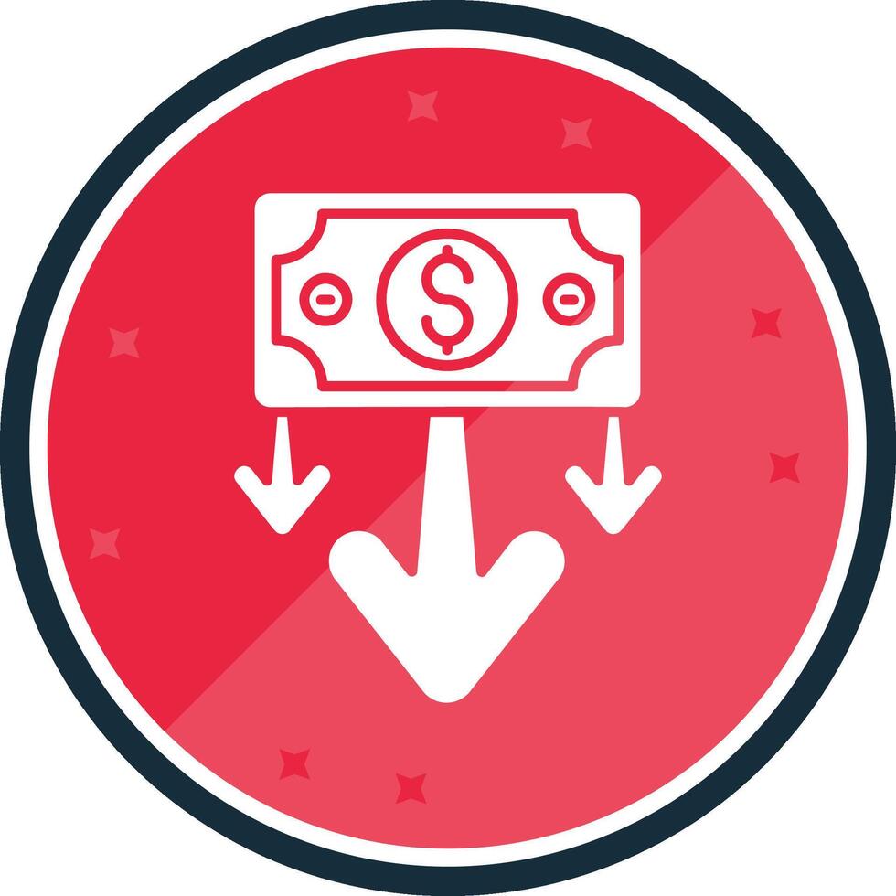 Decrease Glyph verse Icon 38533488 Vector Art at Vecteezy