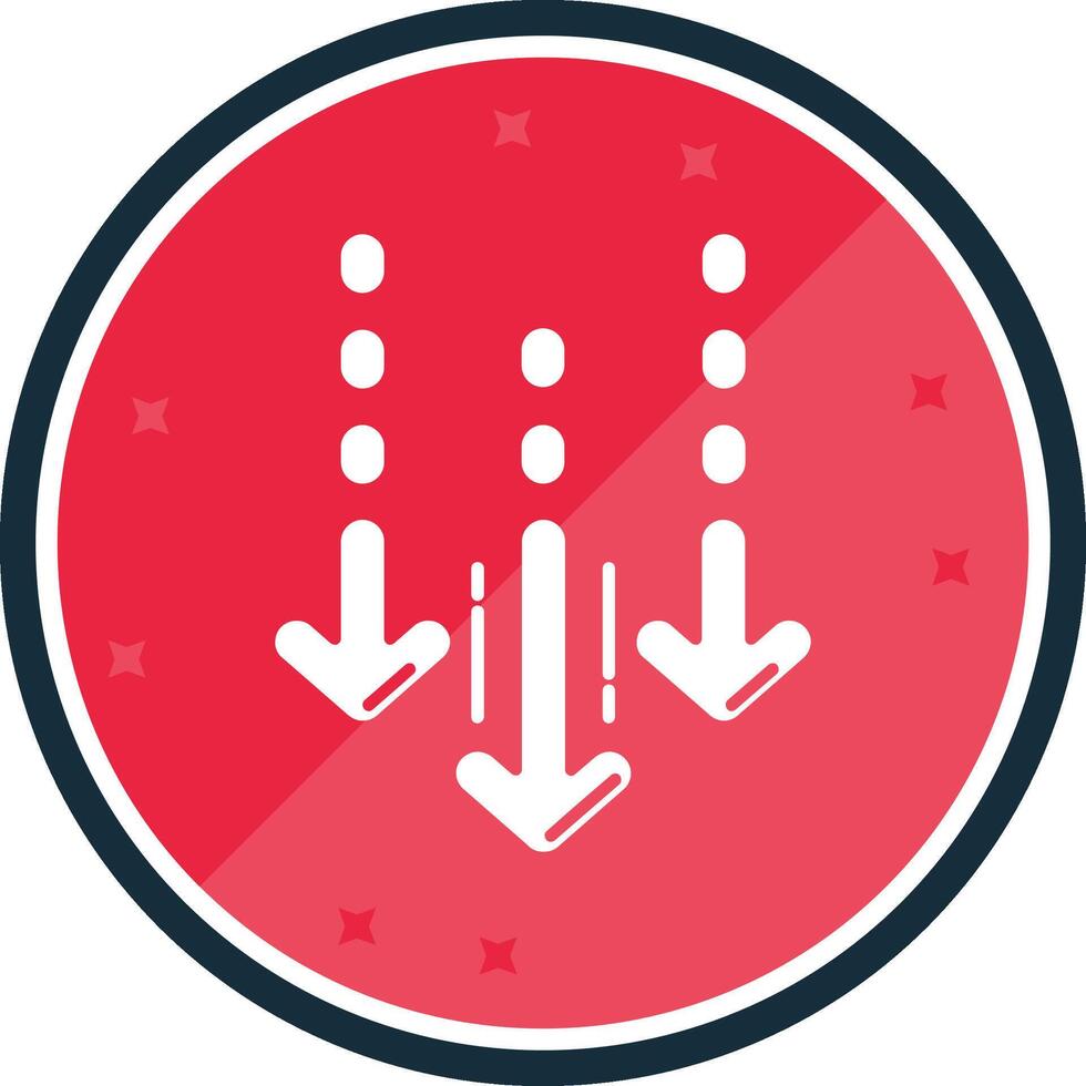 Decrease Glyph verse Icon 38533495 Vector Art at Vecteezy