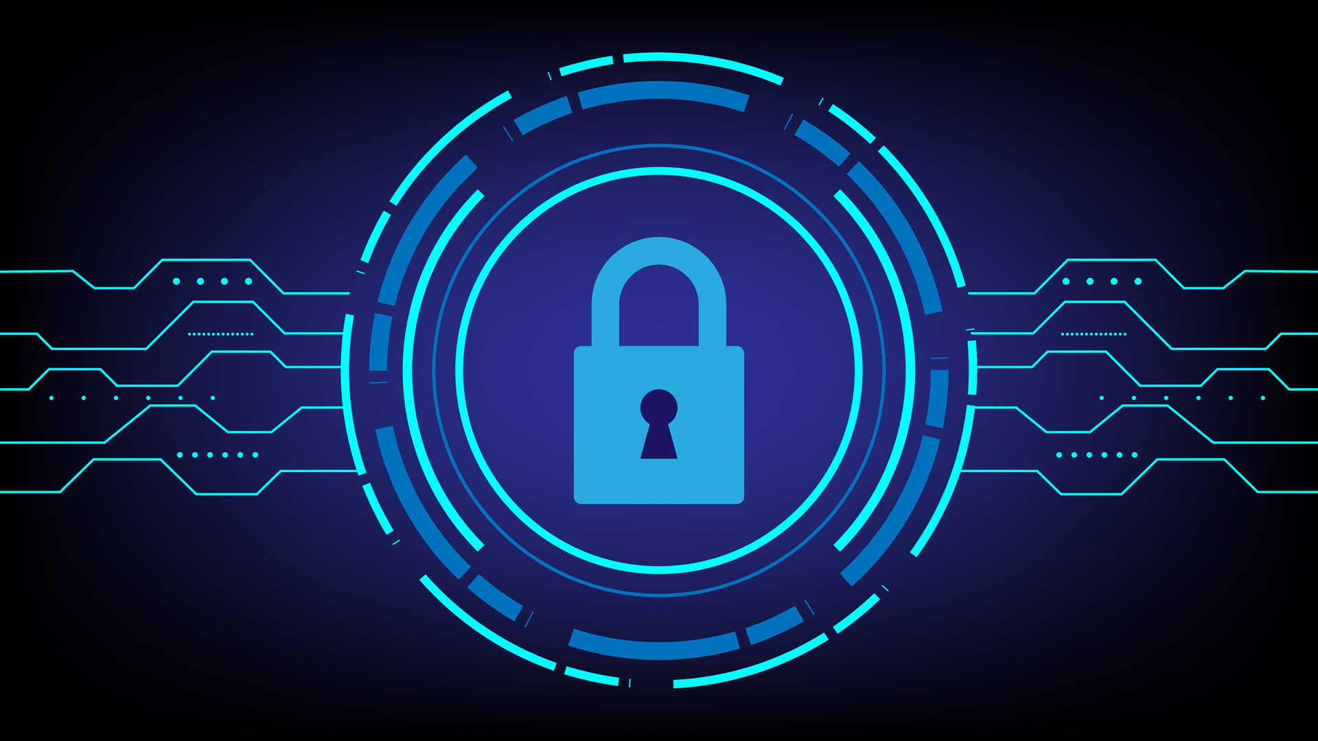 Technology Security Network Protection Background 38537104 Vector Art