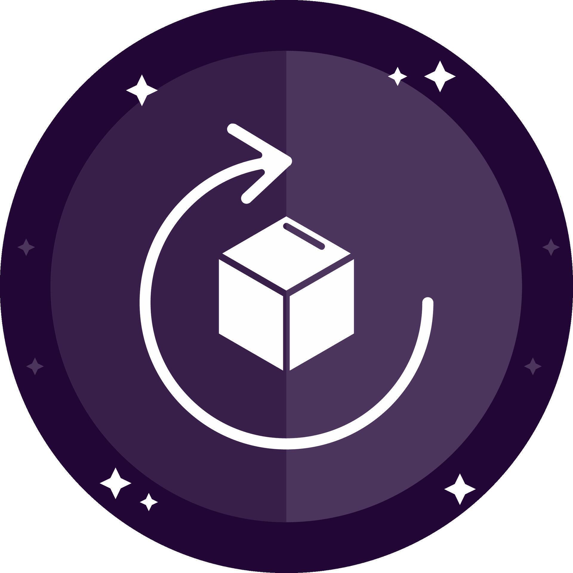 Rotate Solid badges Icon 38537521 Vector Art at Vecteezy