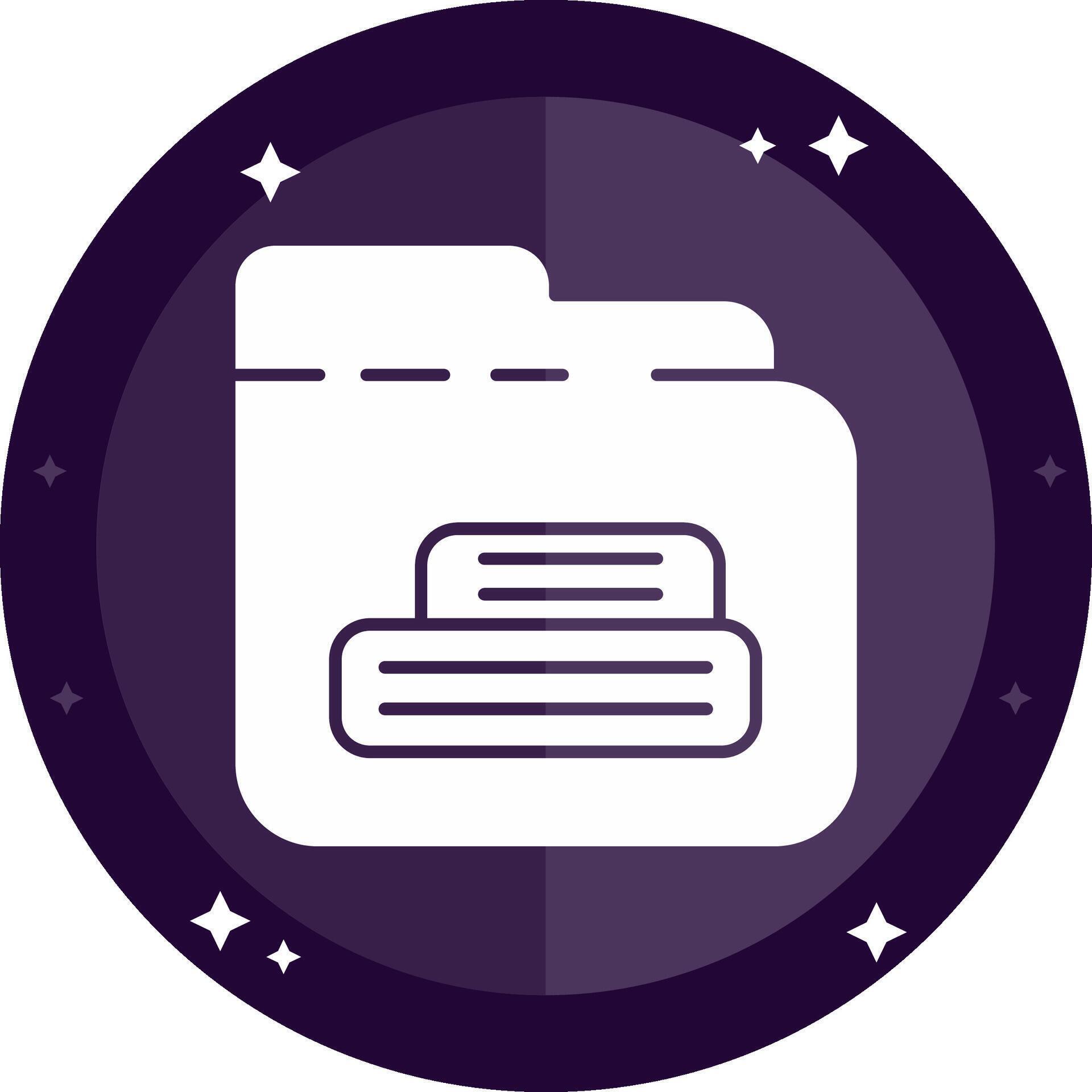 Folder Solid badges Icon 38537562 Vector Art at Vecteezy