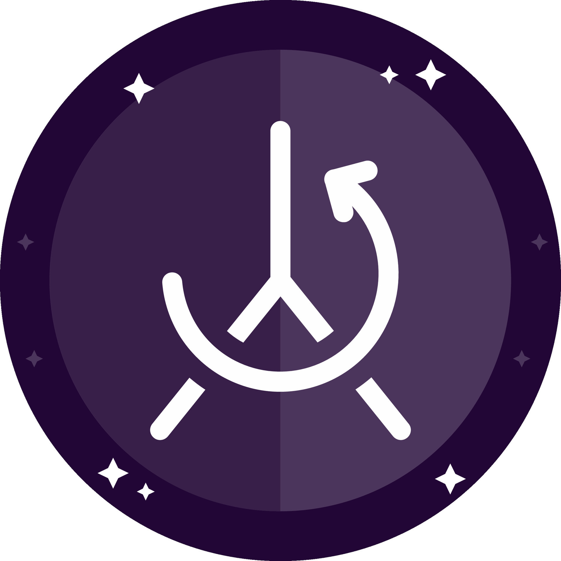 3d rotate z axis Solid badges Icon 38537692 Vector Art at Vecteezy