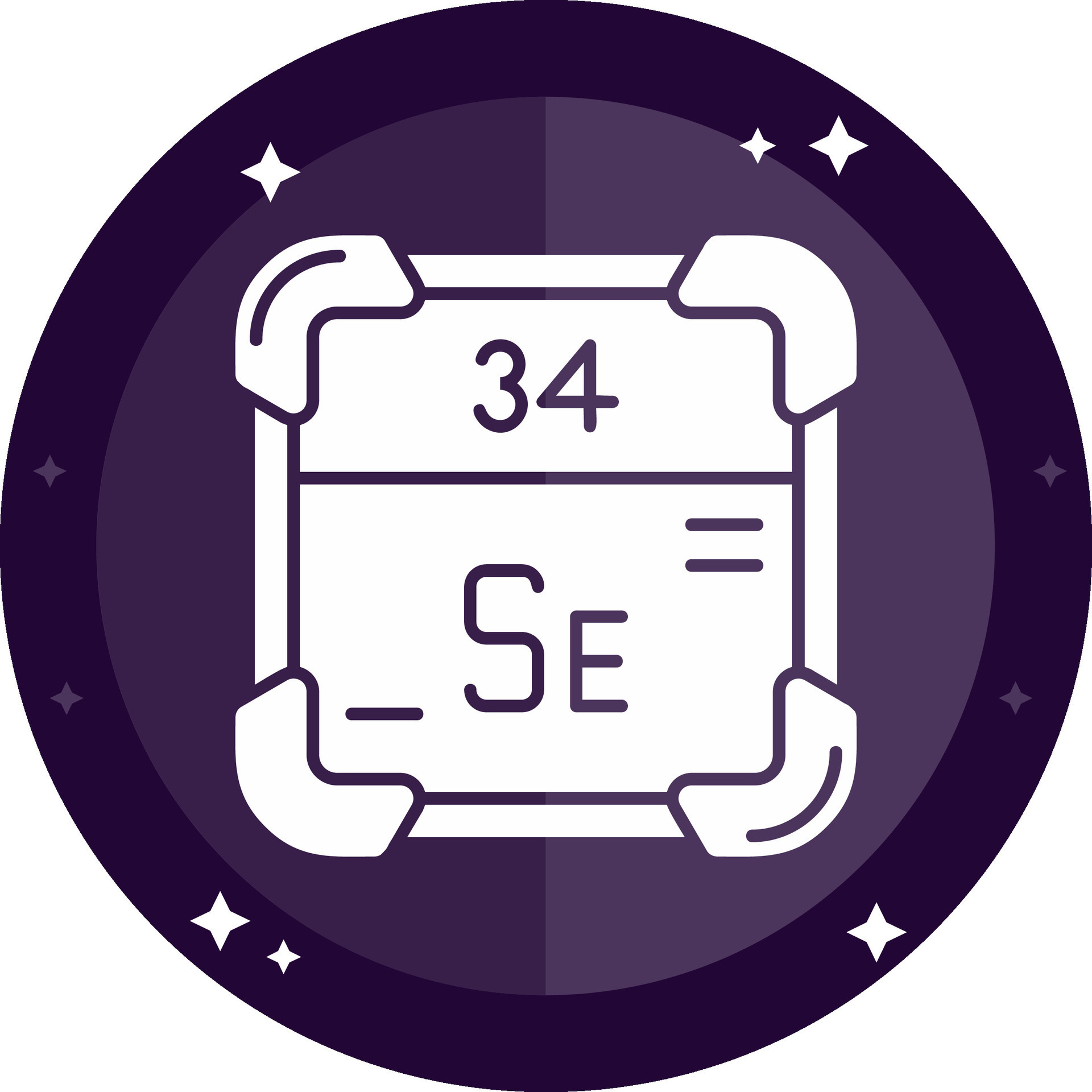 Selenium Solid badges Icon 38538263 Vector Art at Vecteezy