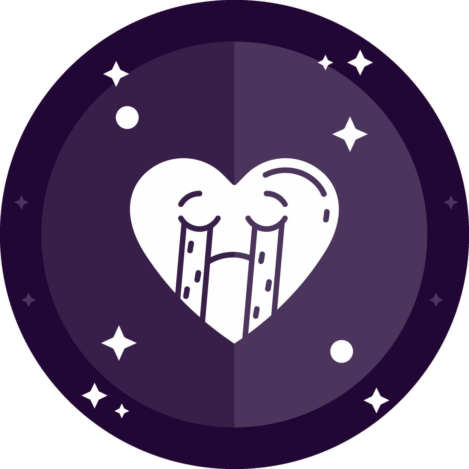 Cry Solid badges Icon 38539351 Vector Art at Vecteezy