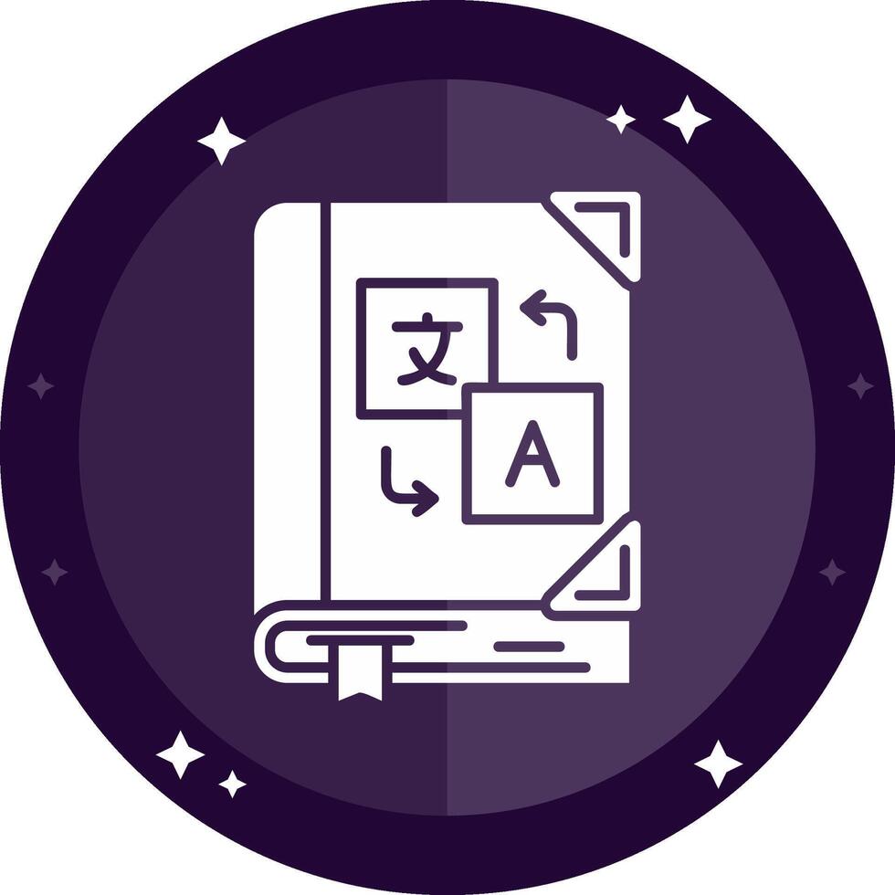 Language learning Solid badges Icon 38539484 Vector Art at Vecteezy