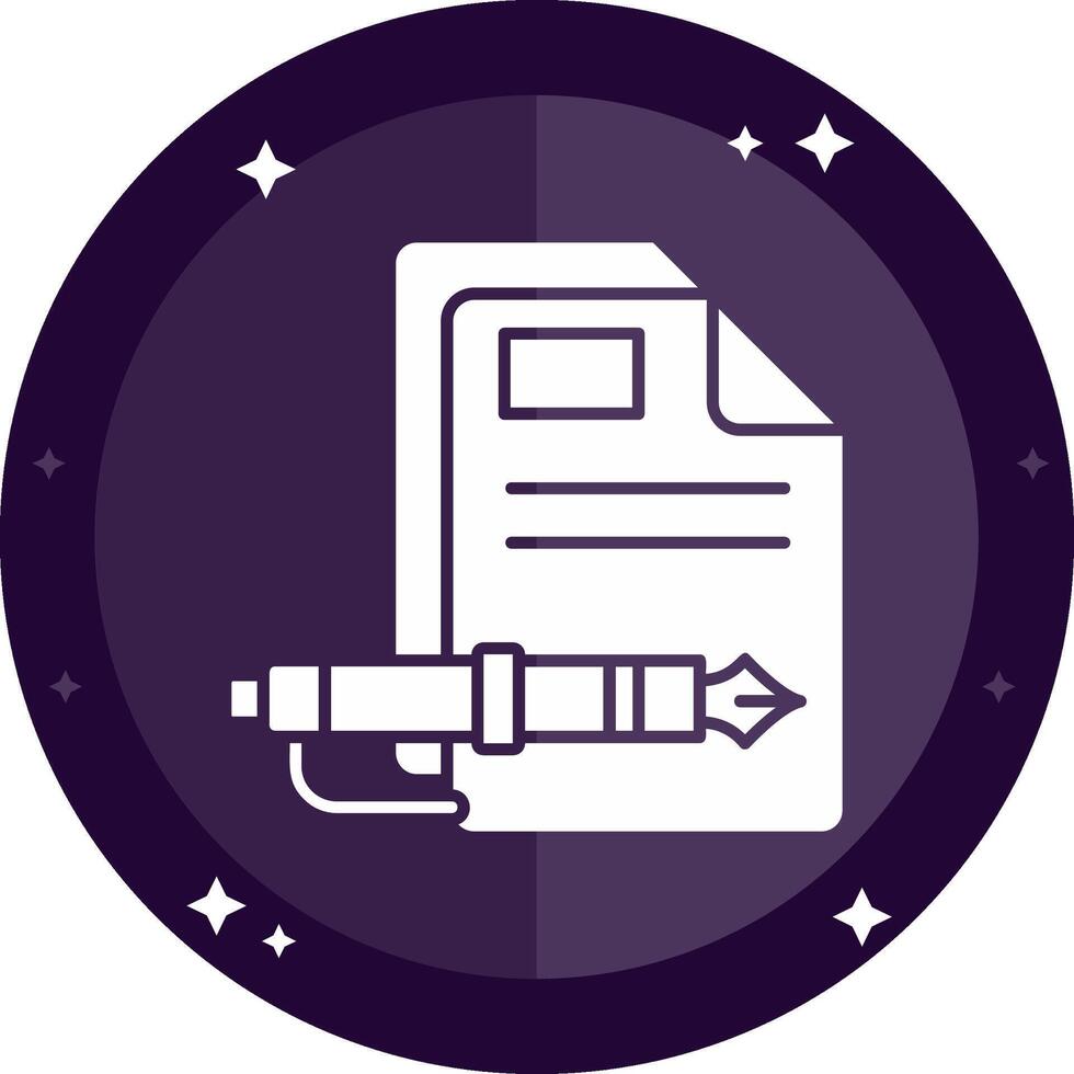 Document Solid badges Icon 38539530 Vector Art at Vecteezy