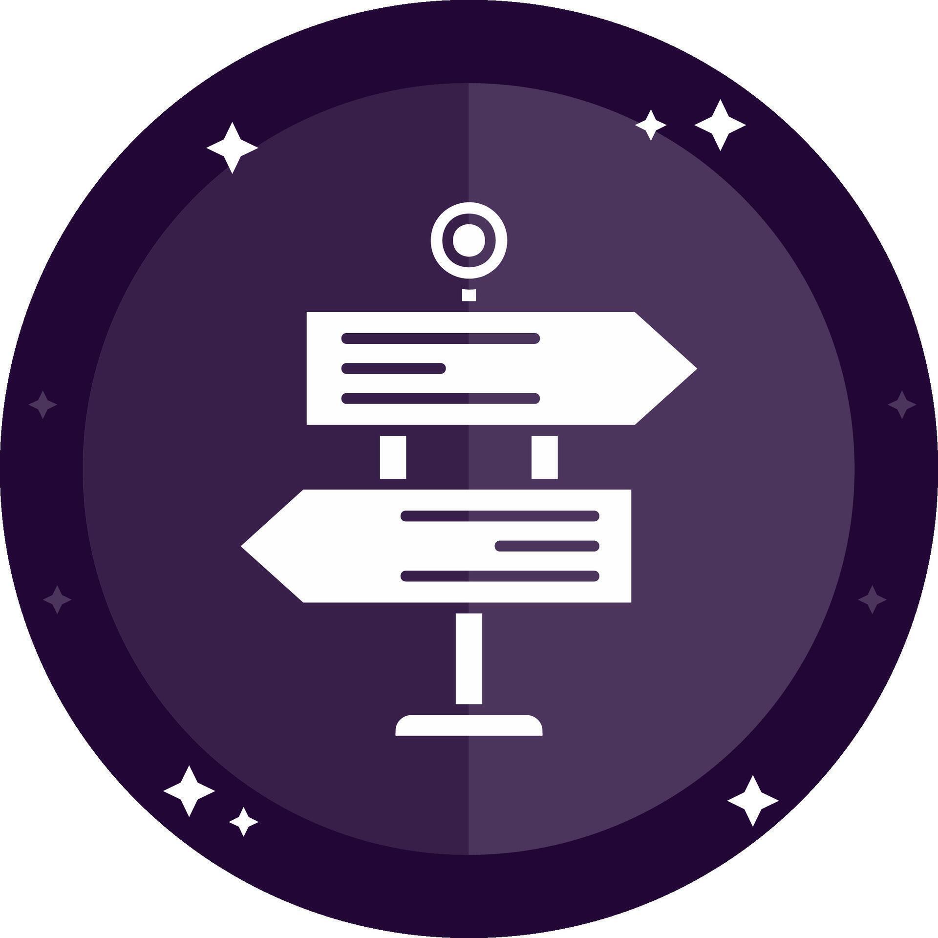 Direction Solid badges Icon 38539554 Vector Art at Vecteezy