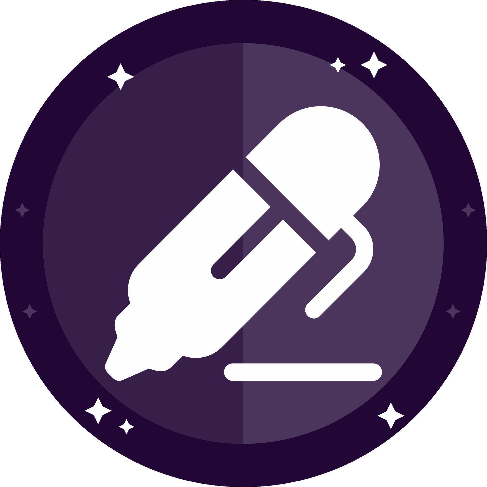 Pen 2 Solid badges Icon 38539621 Vector Art at Vecteezy