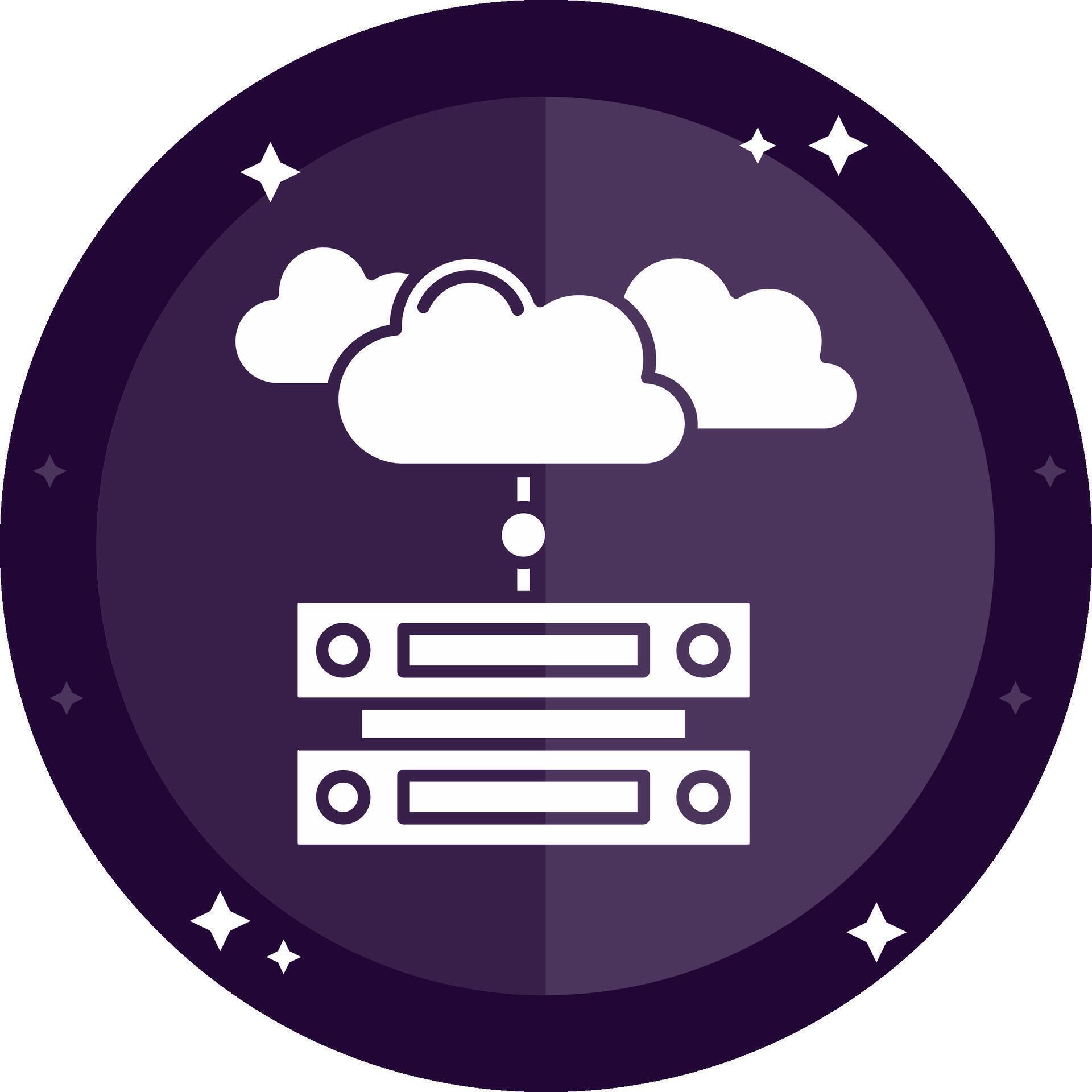 Cloud data Solid badges Icon 38540154 Vector Art at Vecteezy