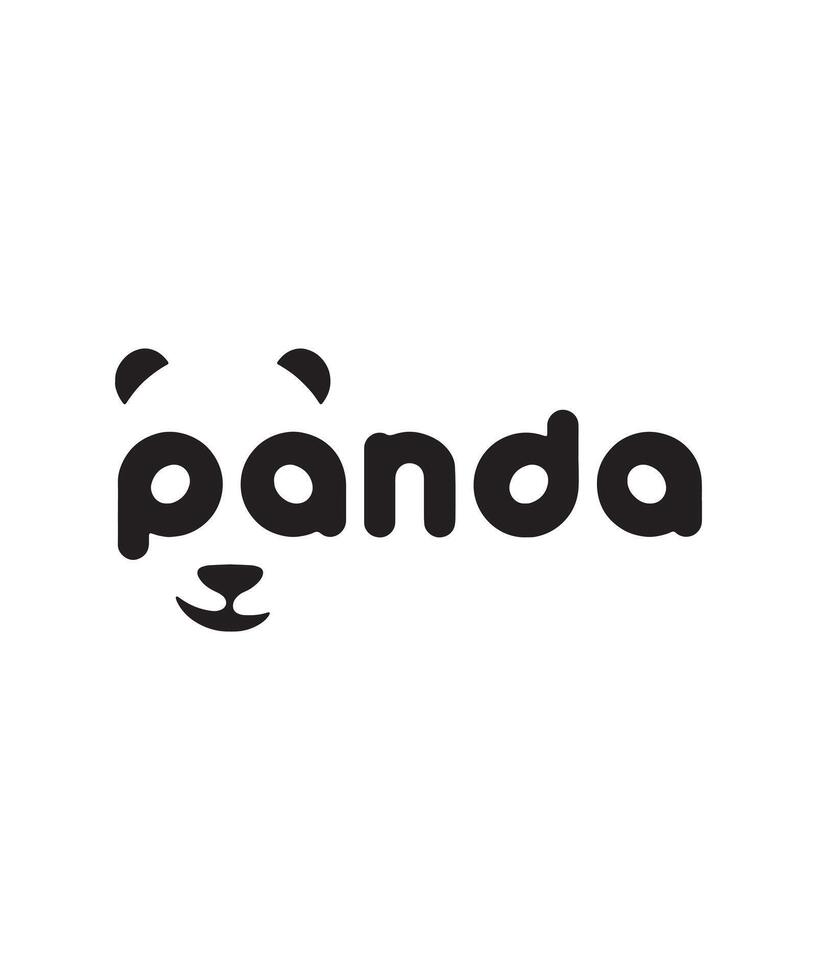 Panda logo vector tshirt design 38540421 Vector Art at Vecteezy