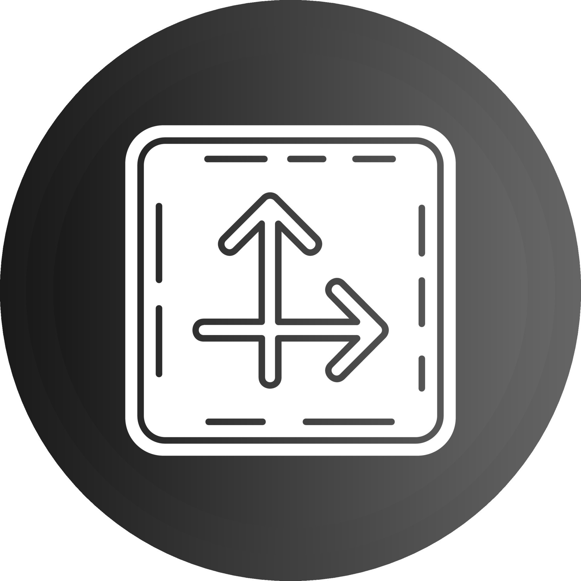 Intersect Solid black Icon 38543158 Vector Art at Vecteezy