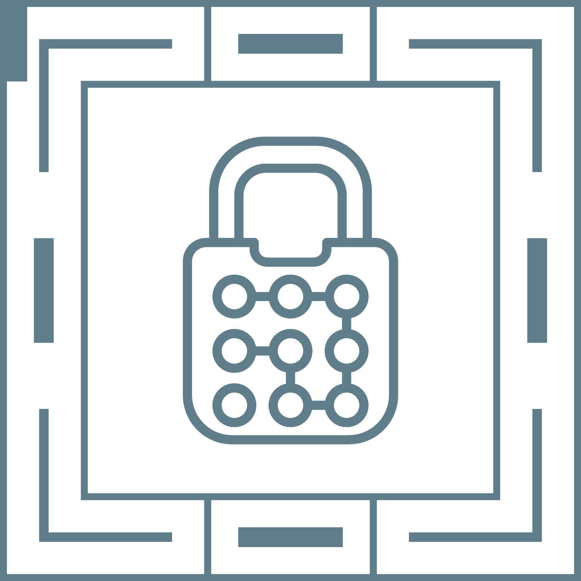Pattern Lock Vector Icon 38552376 Vector Art at Vecteezy