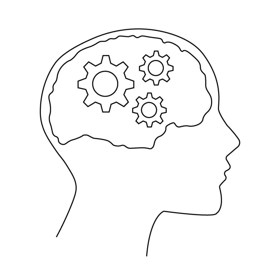 Brain Function In Humans Vector Illustration 38557194 Vector Art At Vecteezy