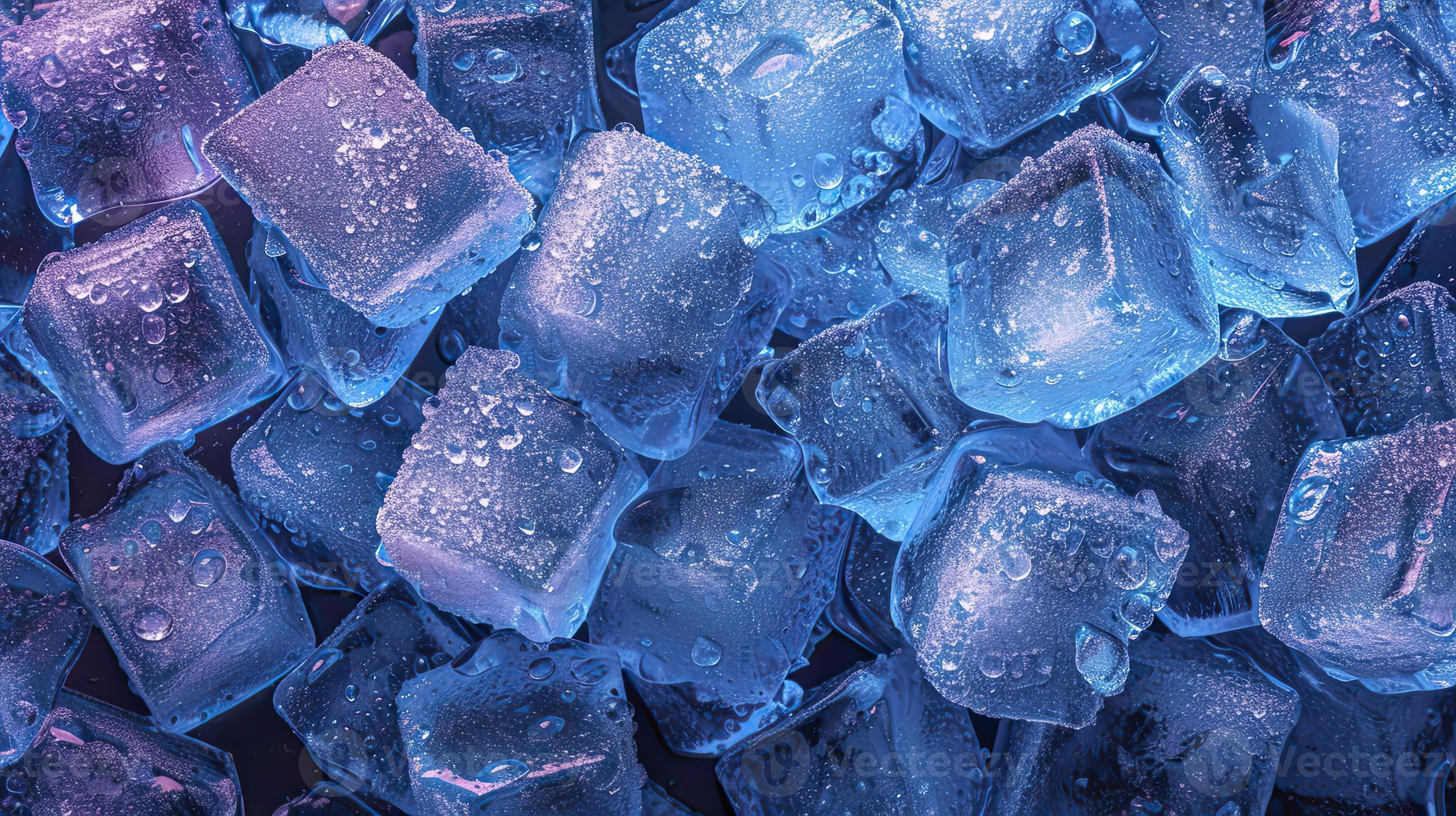 AI generated Pile of sparkling ice cubes on the table. 38563272 Stock Photo at Vecteezy