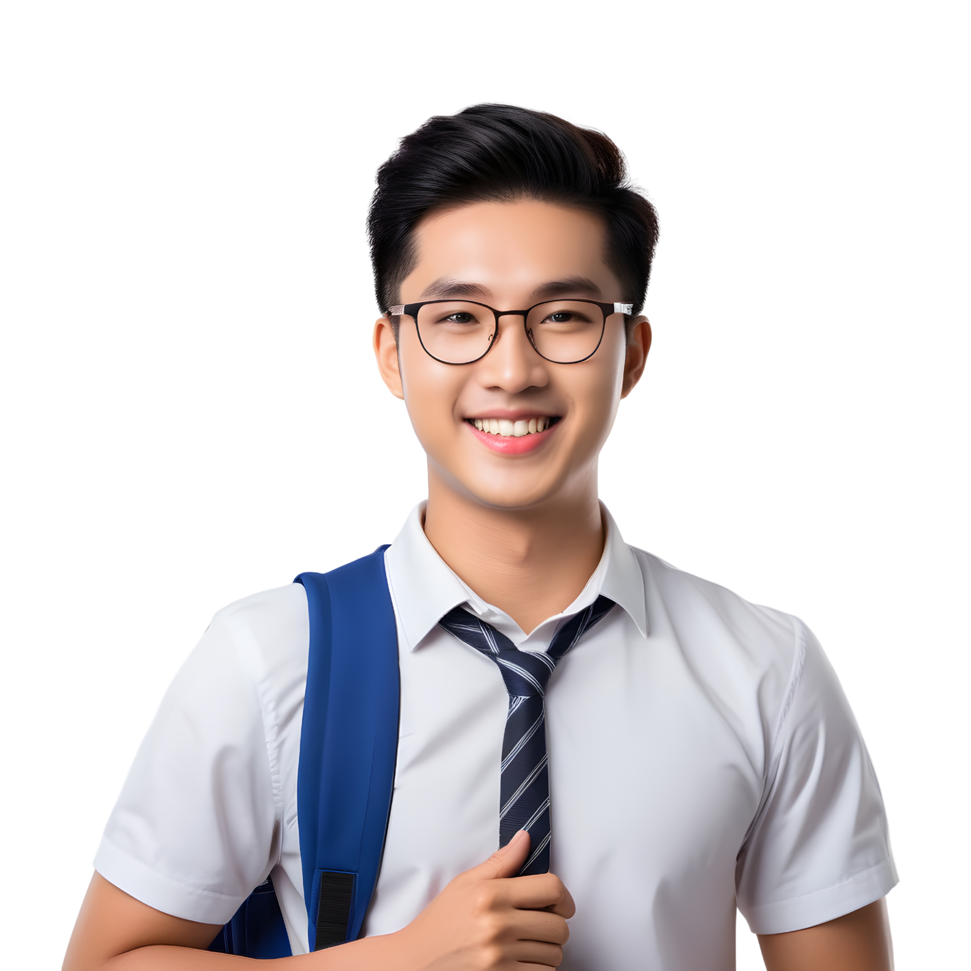 AI generated Asian male student smiling happily 38567893 PNG AI generated Asian male student smiling happily 38567893 PNG