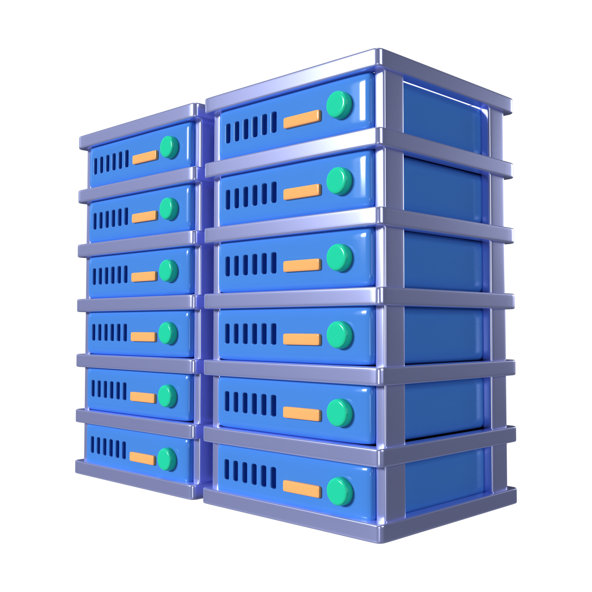 Server 3D Illustration Icon 38572226 PNG