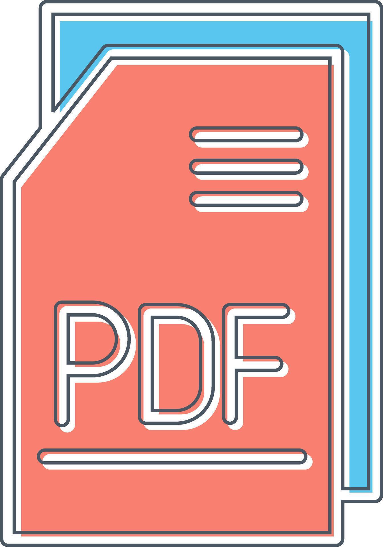 Pdf File Vector Icon 38573058 Vector Art at Vecteezy