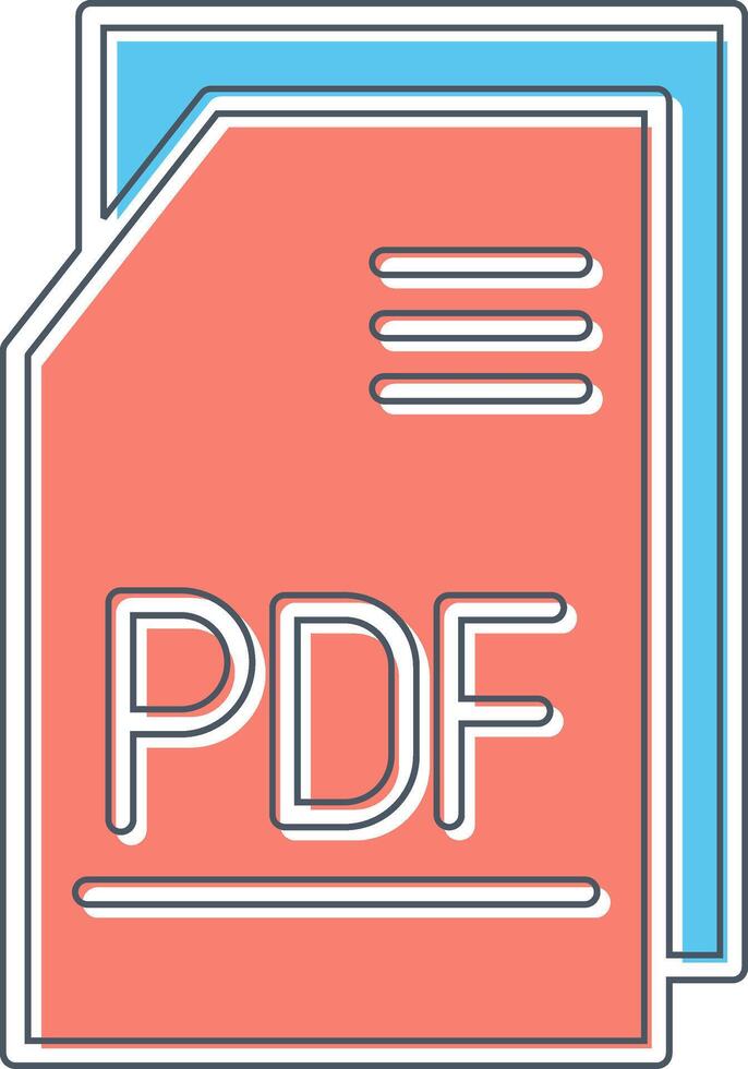 Pdf File Vector Icon 38573058 Vector Art at Vecteezy