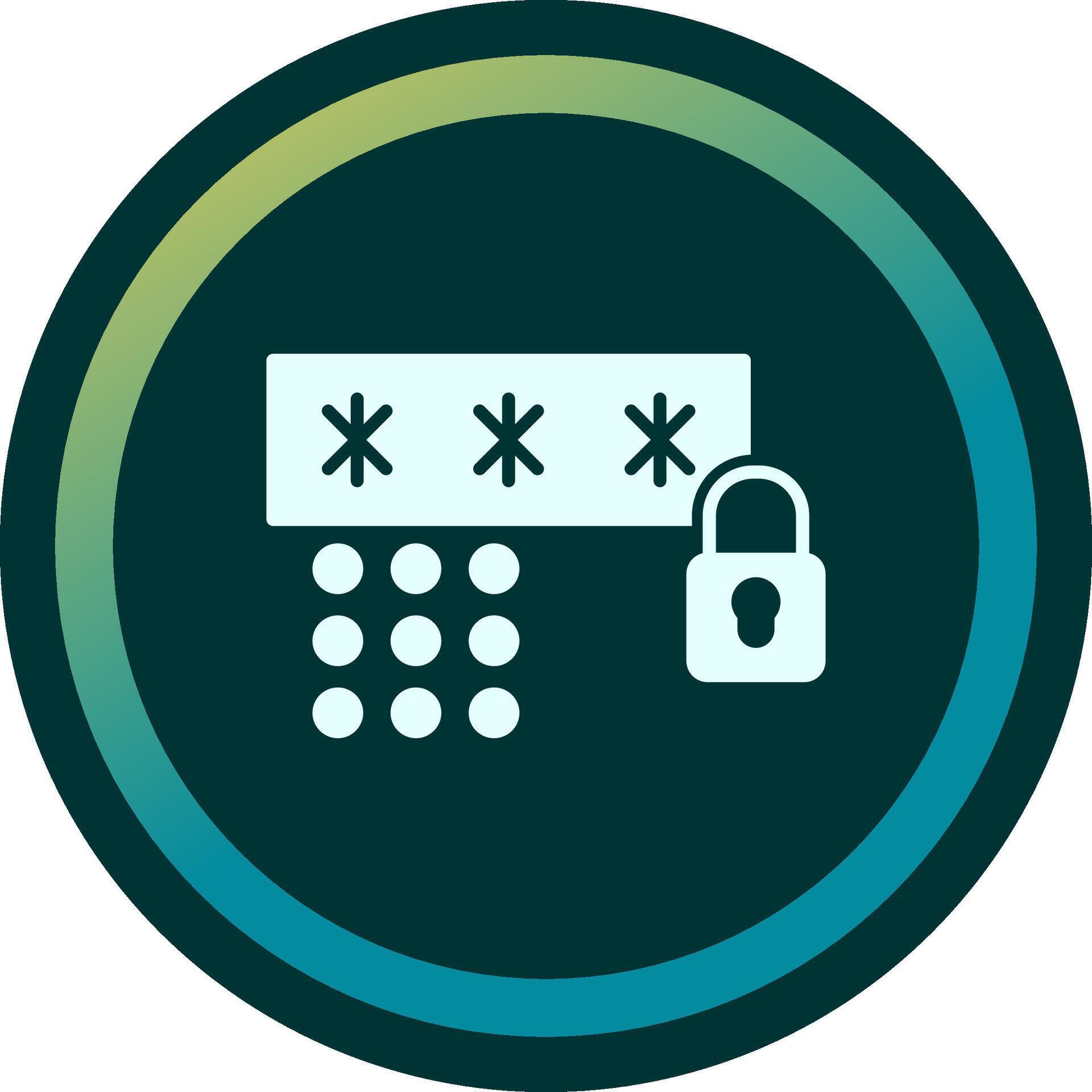 Passcode Vector Icon 38574029 Vector Art at Vecteezy