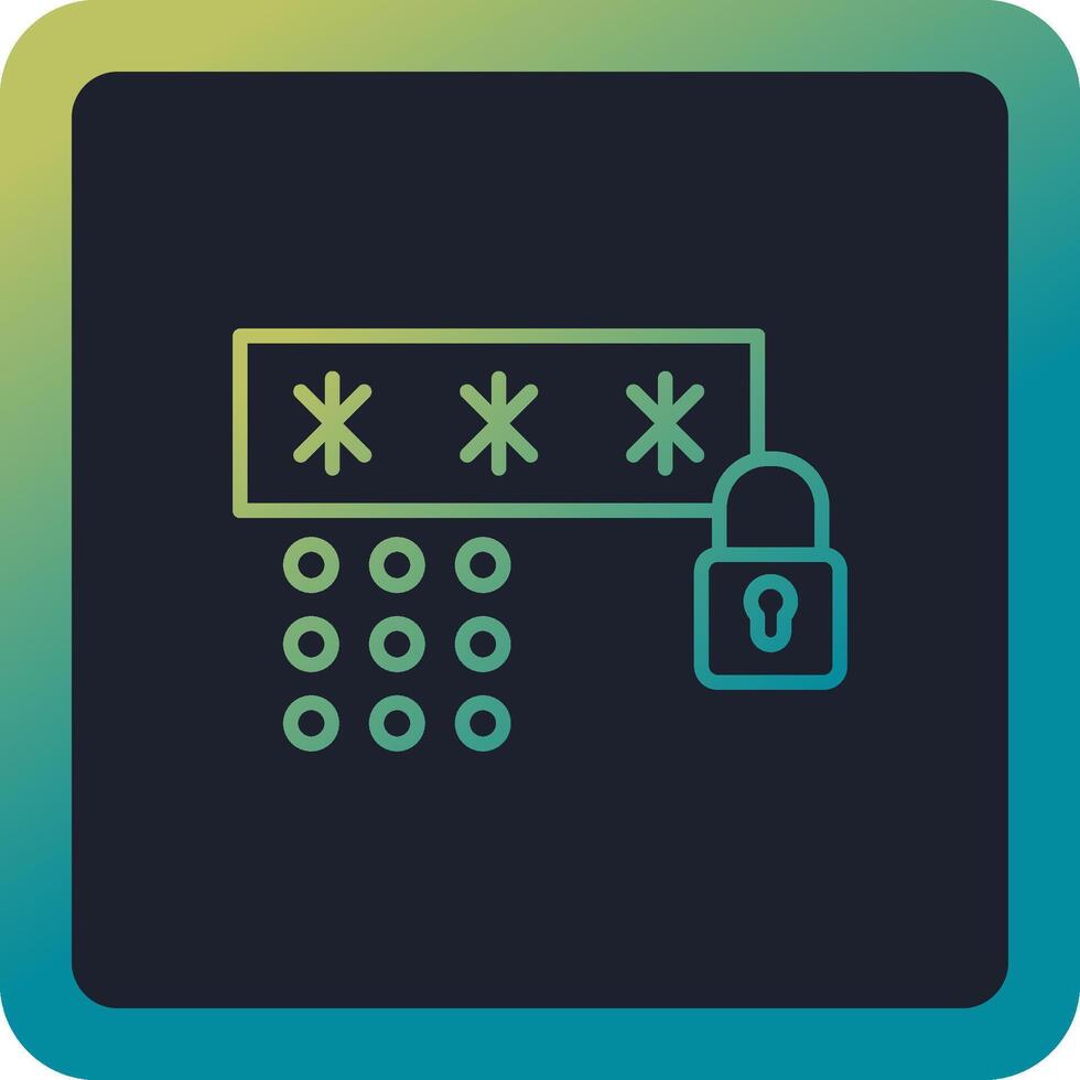 Passcode Vector Icon 38575874 Vector Art at Vecteezy