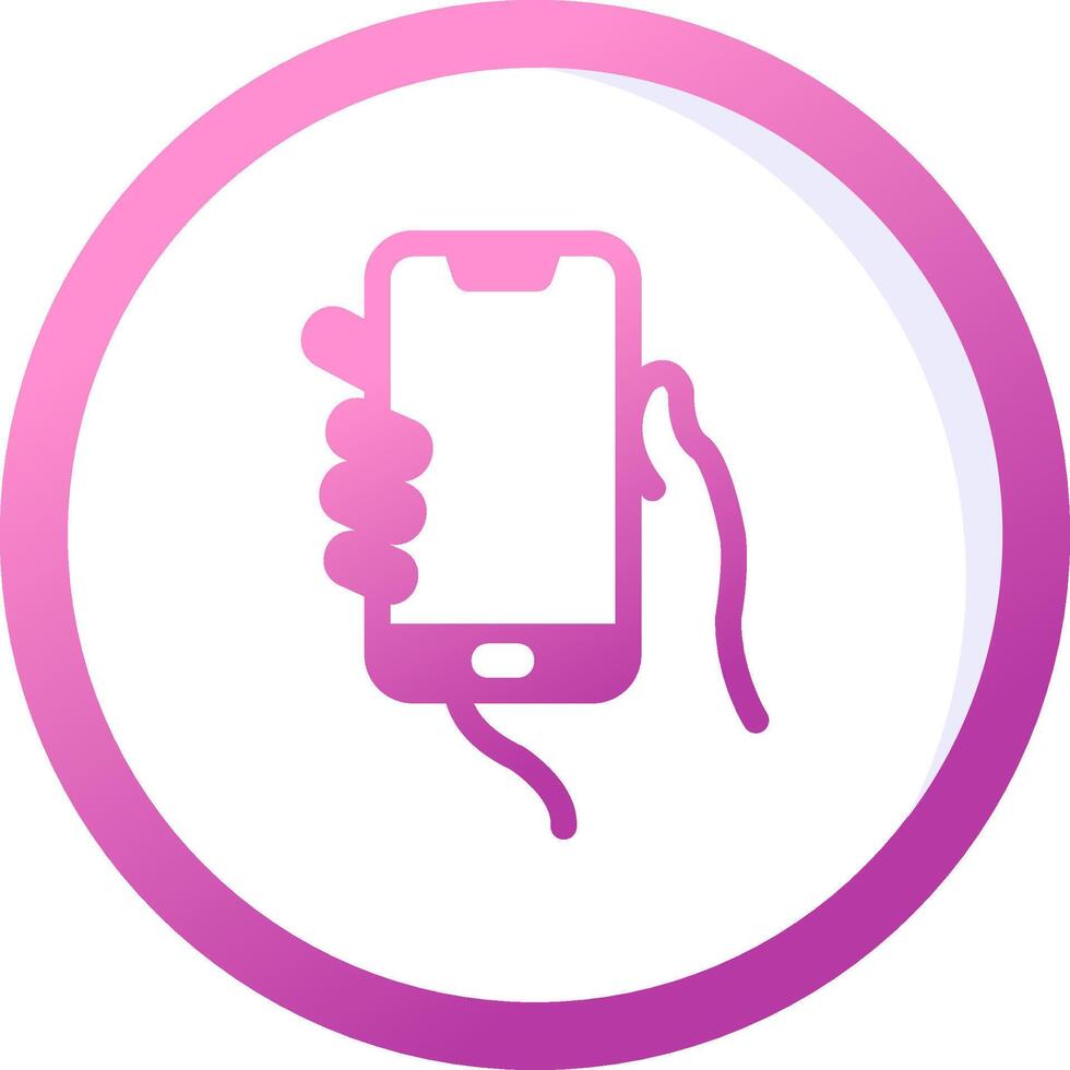 Hands Holding Mobile Phone Vector Icon 38578334 Vector Art At Vecteezy