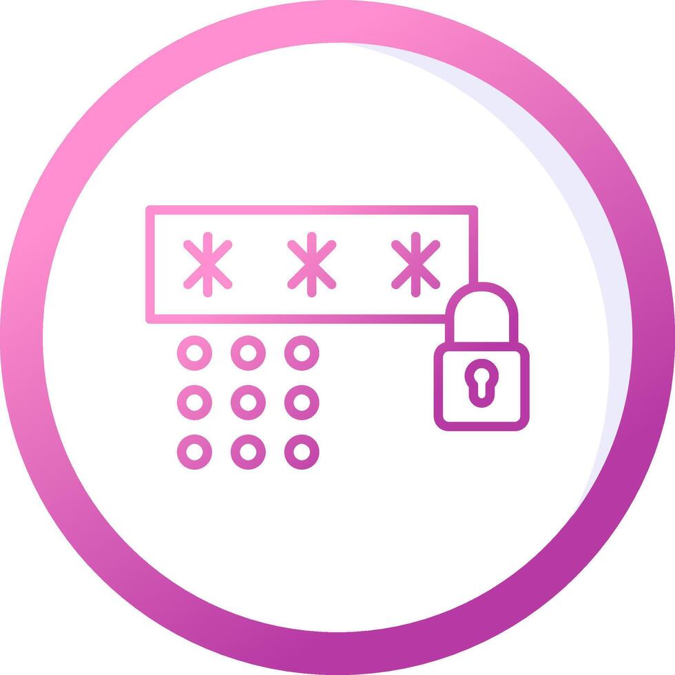 Passcode Vector Icon 38580119 Vector Art at Vecteezy