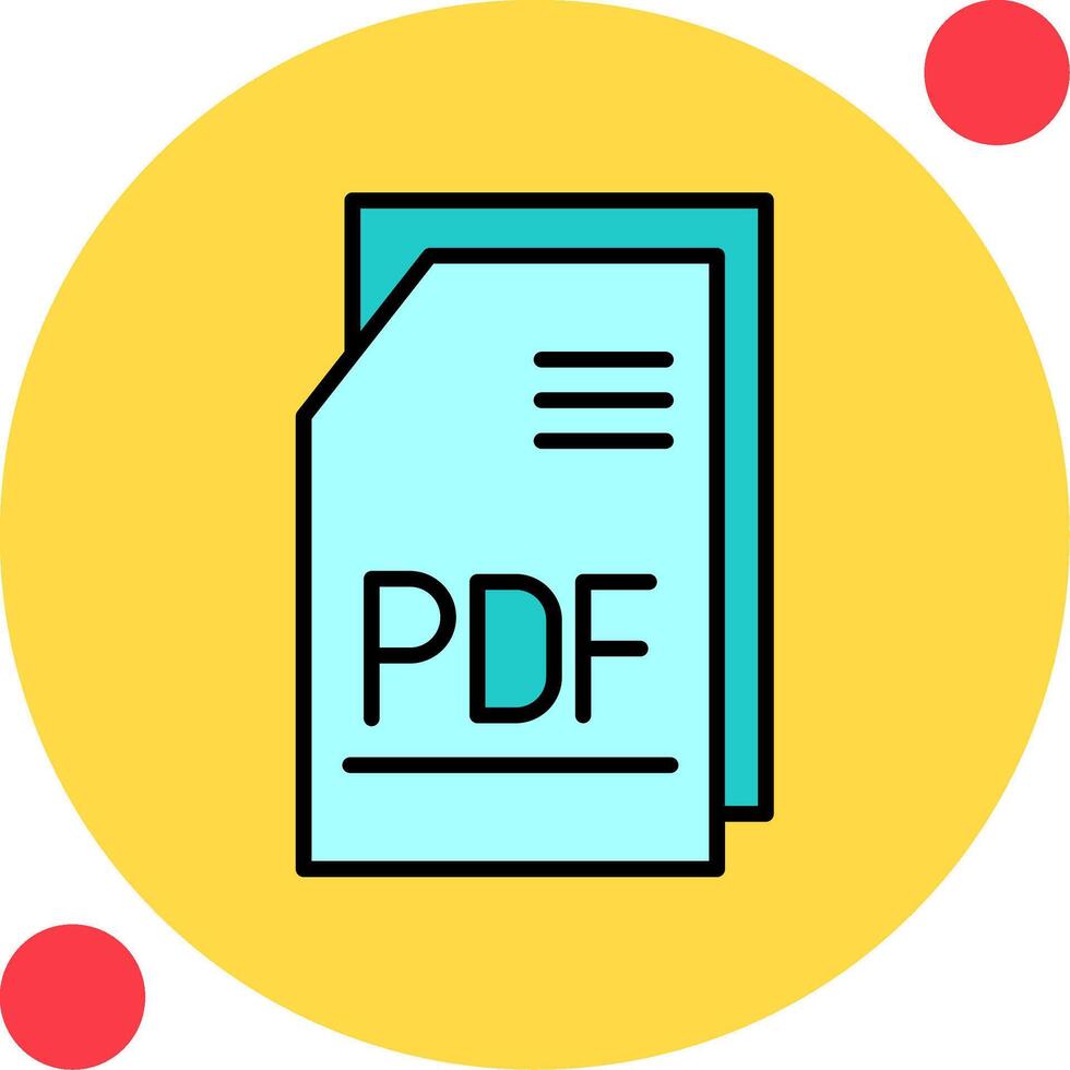 Pdf File Vector Icon 38580601 Vector Art at Vecteezy