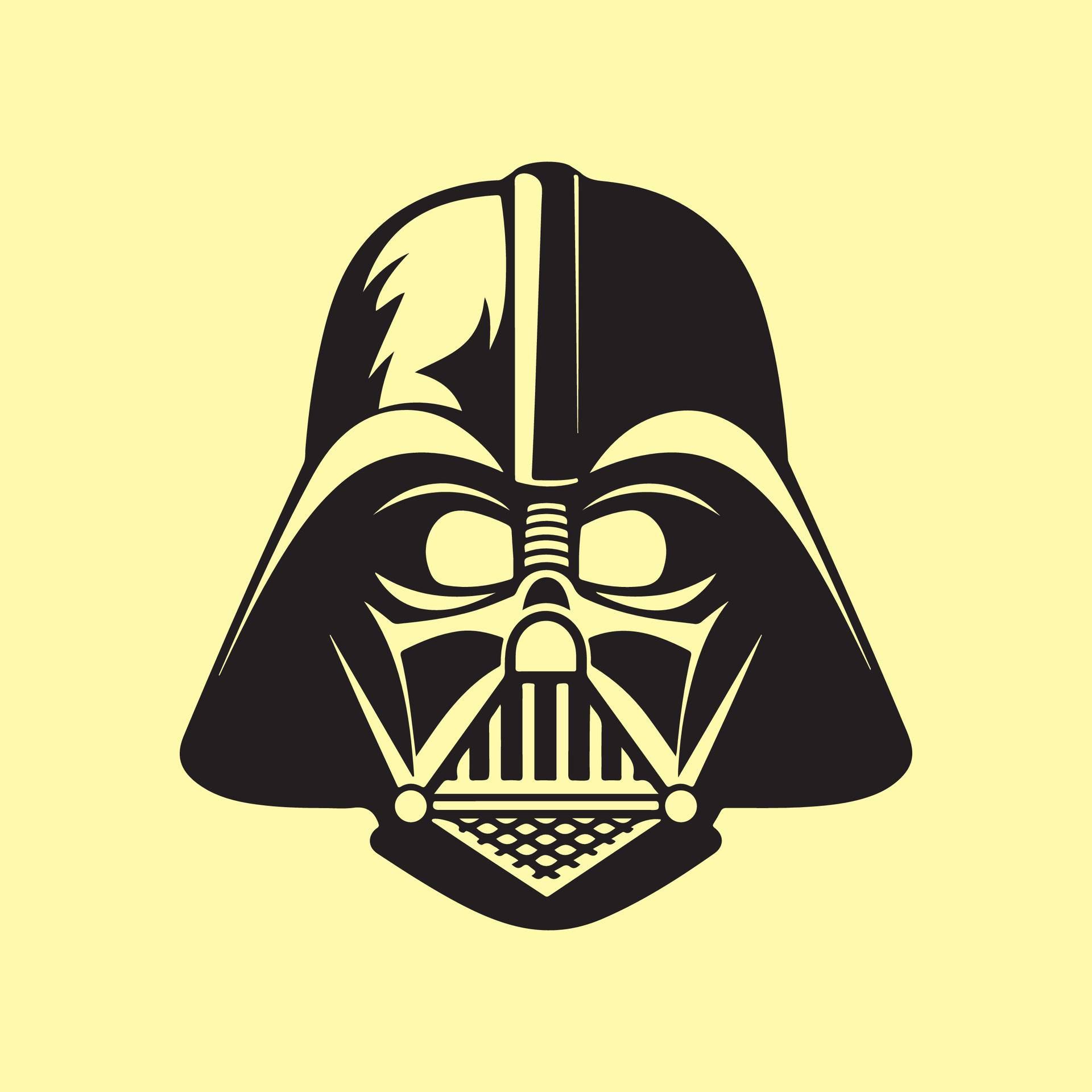 Darth Vader helmet vector illustration for kids 38581097 Vector Art at ... Darth Vader helmet vector illustration for kids 38581097 Vector Art at ...