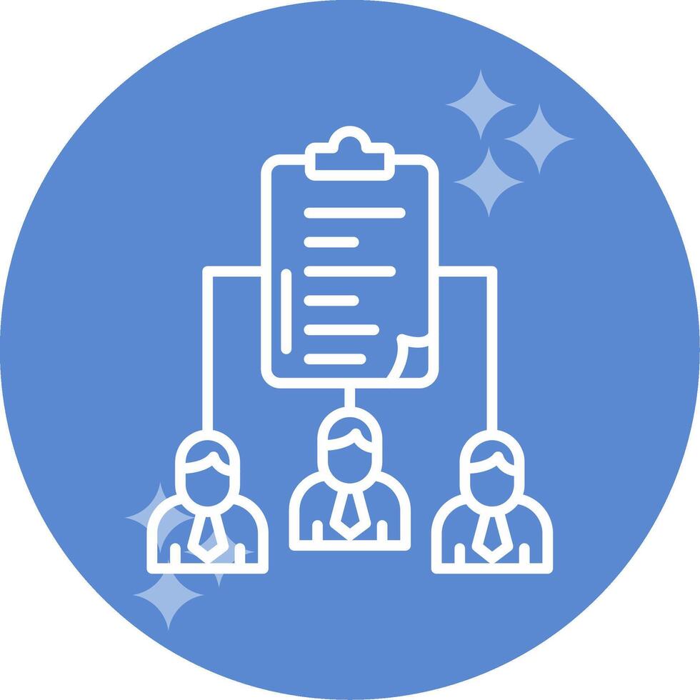 Work distribution Vector Icon 38587708 Vector Art at Vecteezy