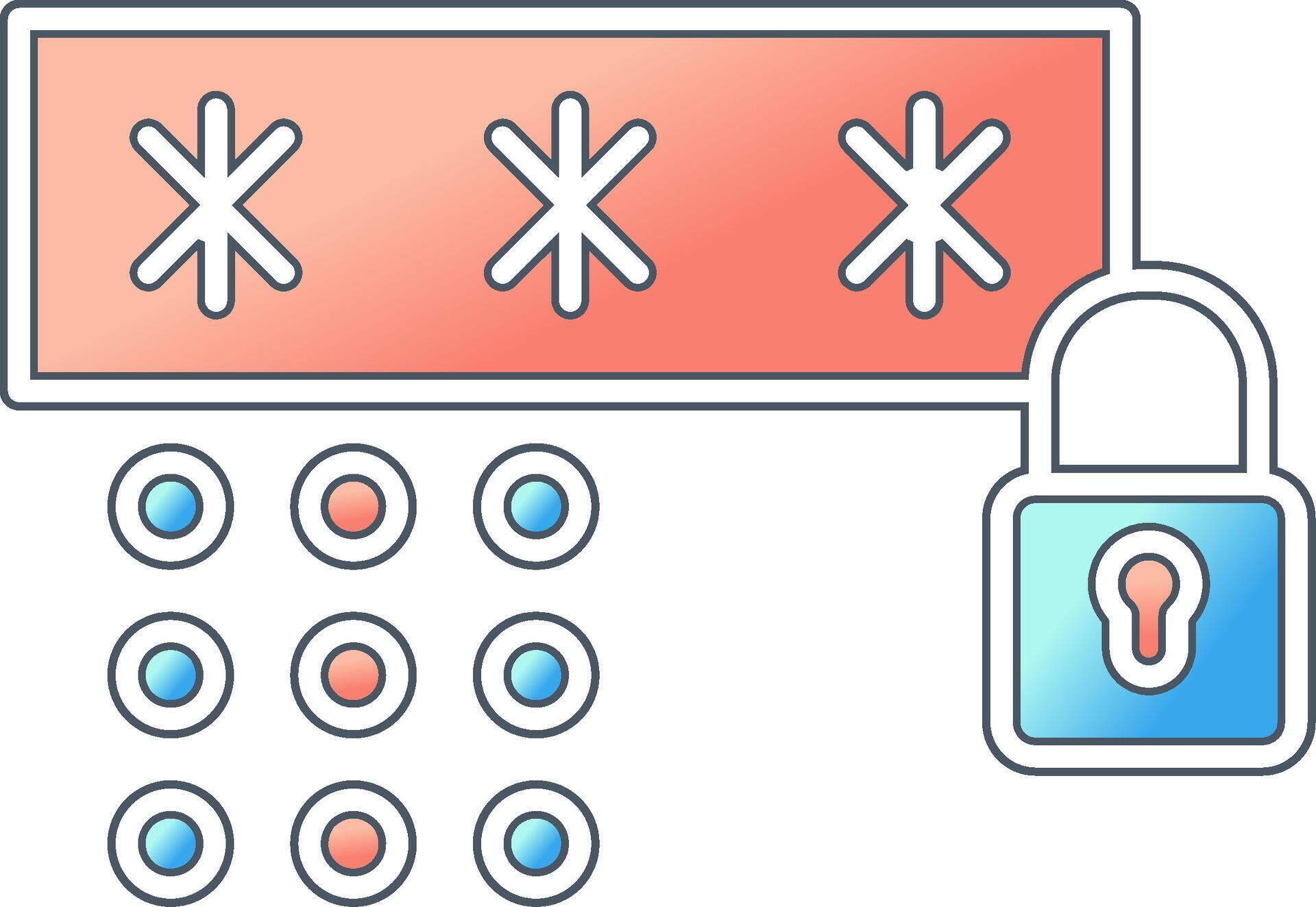 Passcode Vector Icon 38589854 Vector Art at Vecteezy