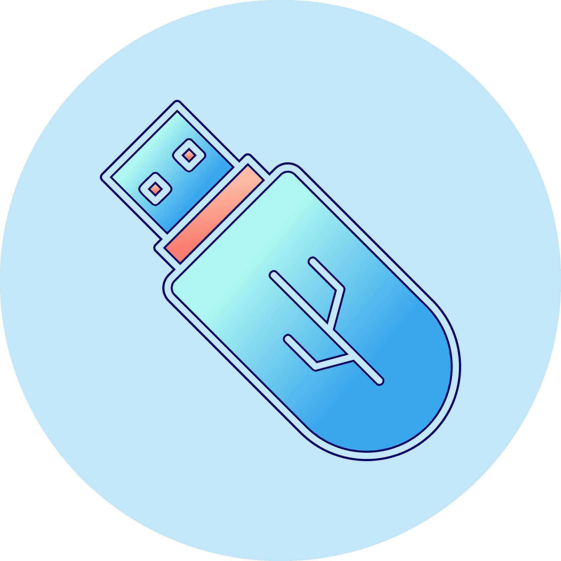 Usb Vector Icon 38594984 Vector Art At Vecteezy