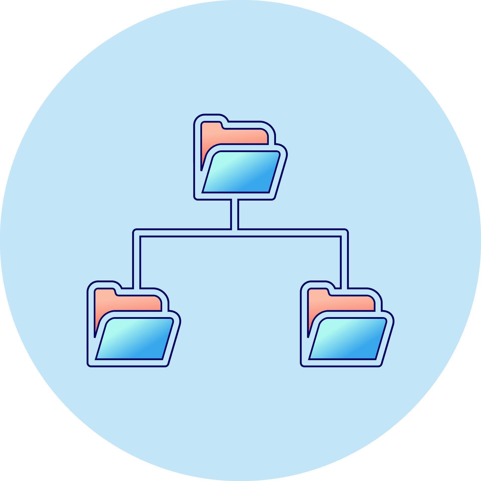 Folder Data Sharing Vector Icon 38595323 Vector Art at Vecteezy
