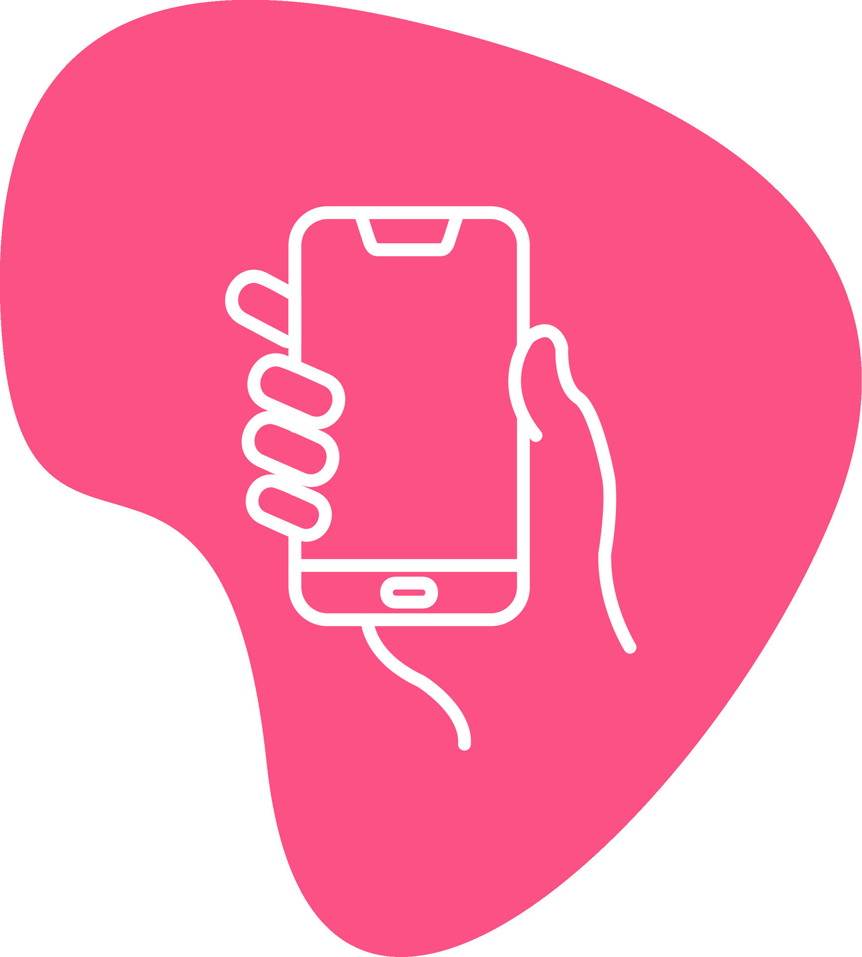 Hands Holding Mobile Phone Vector Icon 38603143 Vector Art At Vecteezy
