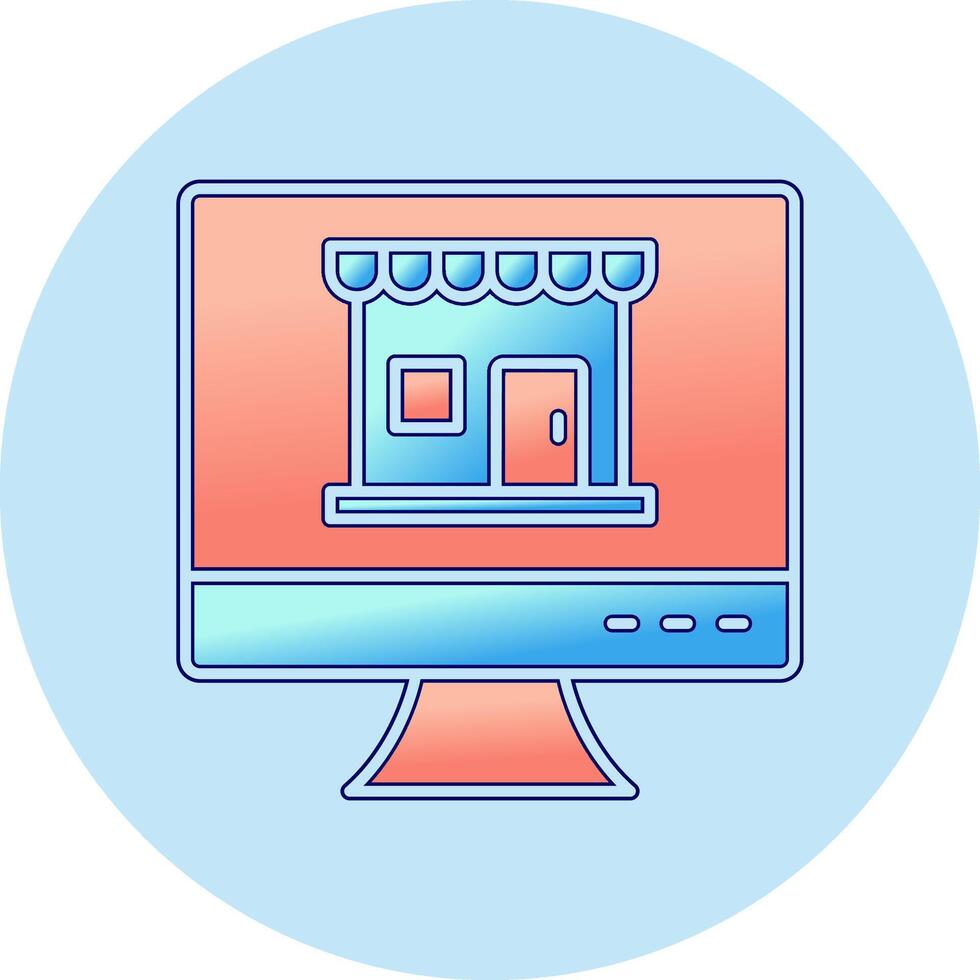 icono de vector de tienda online 38607310 Vector en Vecteezy