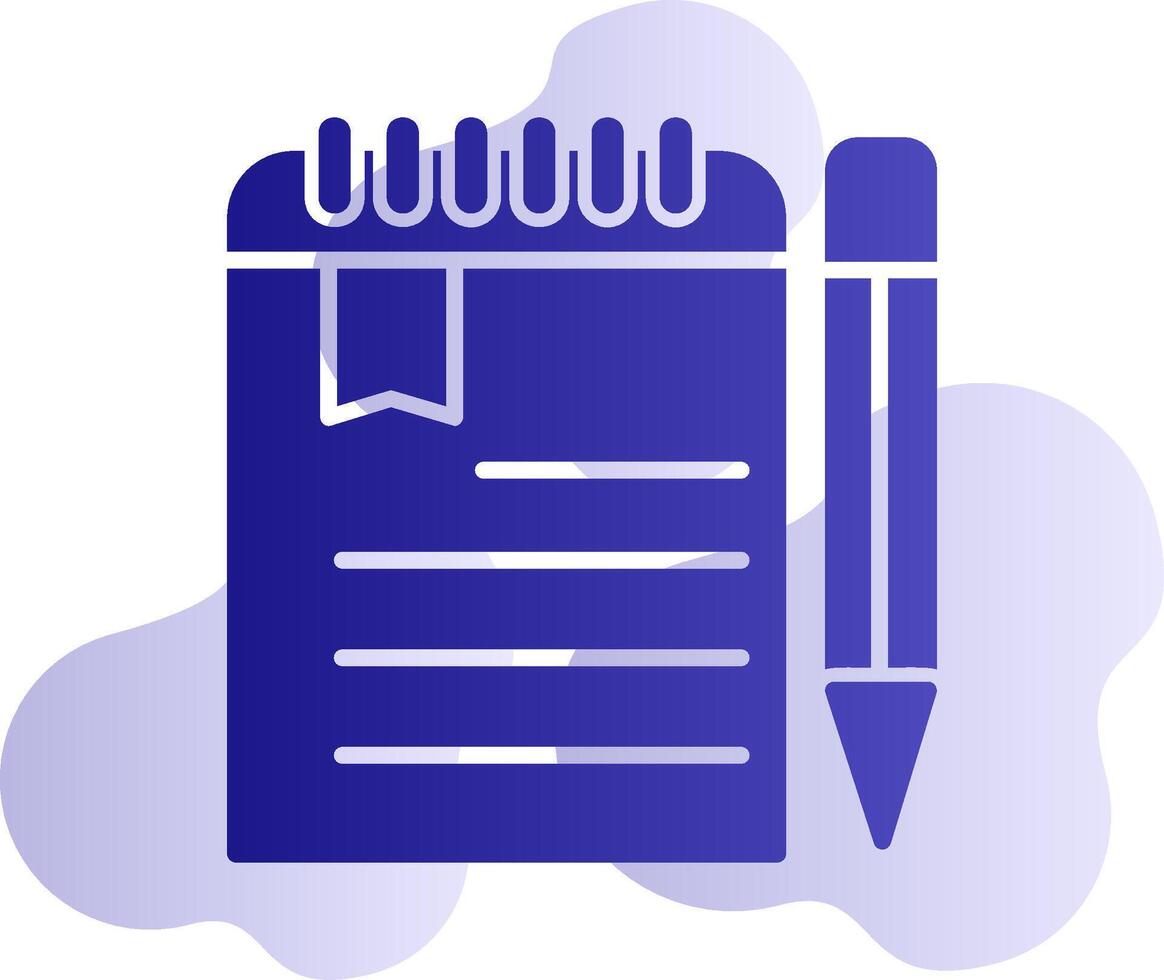 Note Book Vector Icon 38607698 Vector Art at Vecteezy