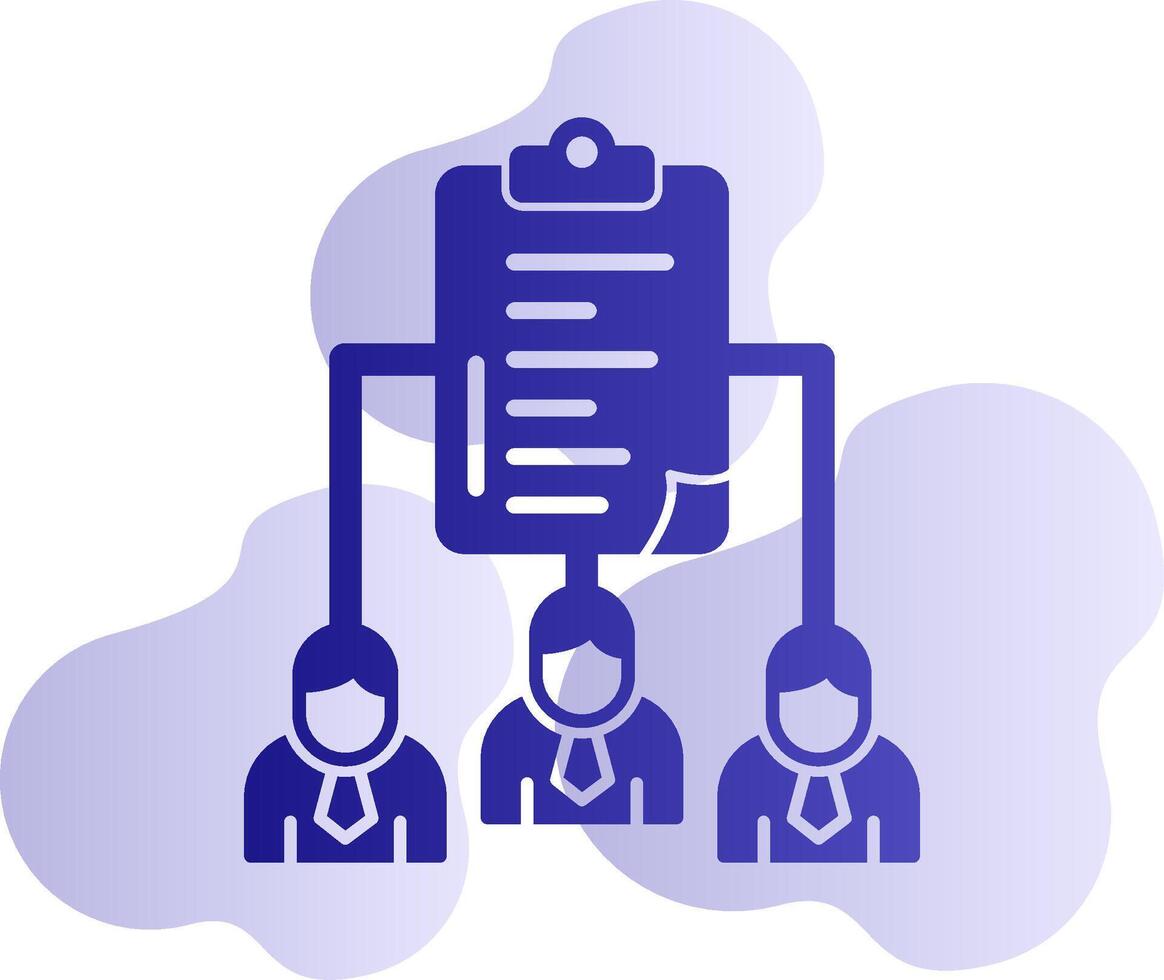 Work distribution Vector Icon 38607775 Vector Art at Vecteezy