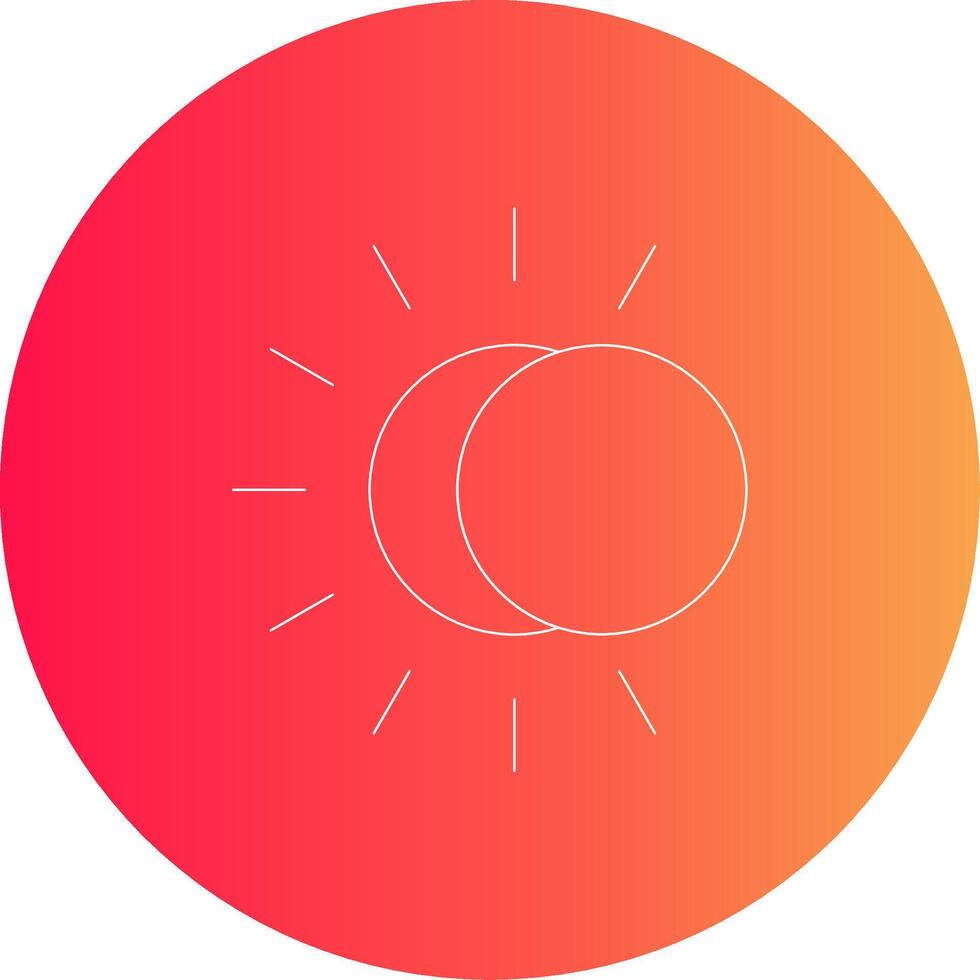 eclipse diseño de icono creativo 38630693 Vector en Vecteezy