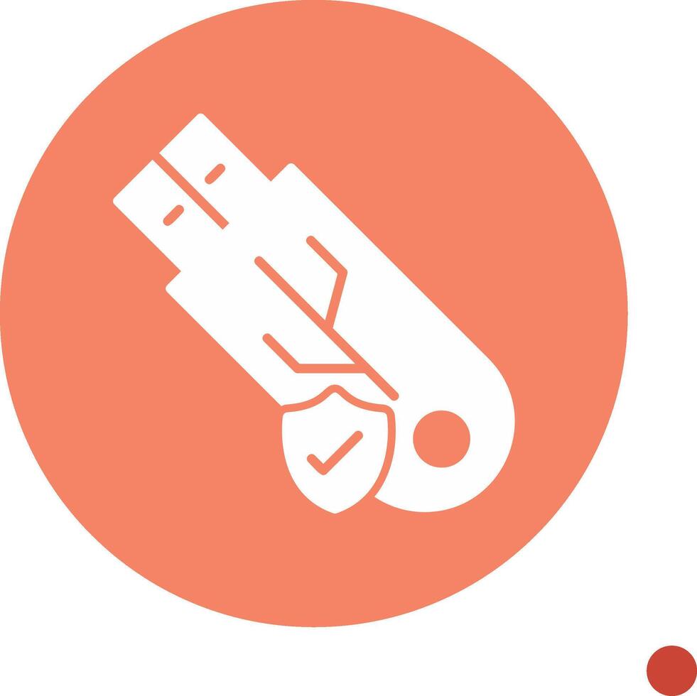 Usb Secure Vector Icon 38708205 Vector Art at Vecteezy