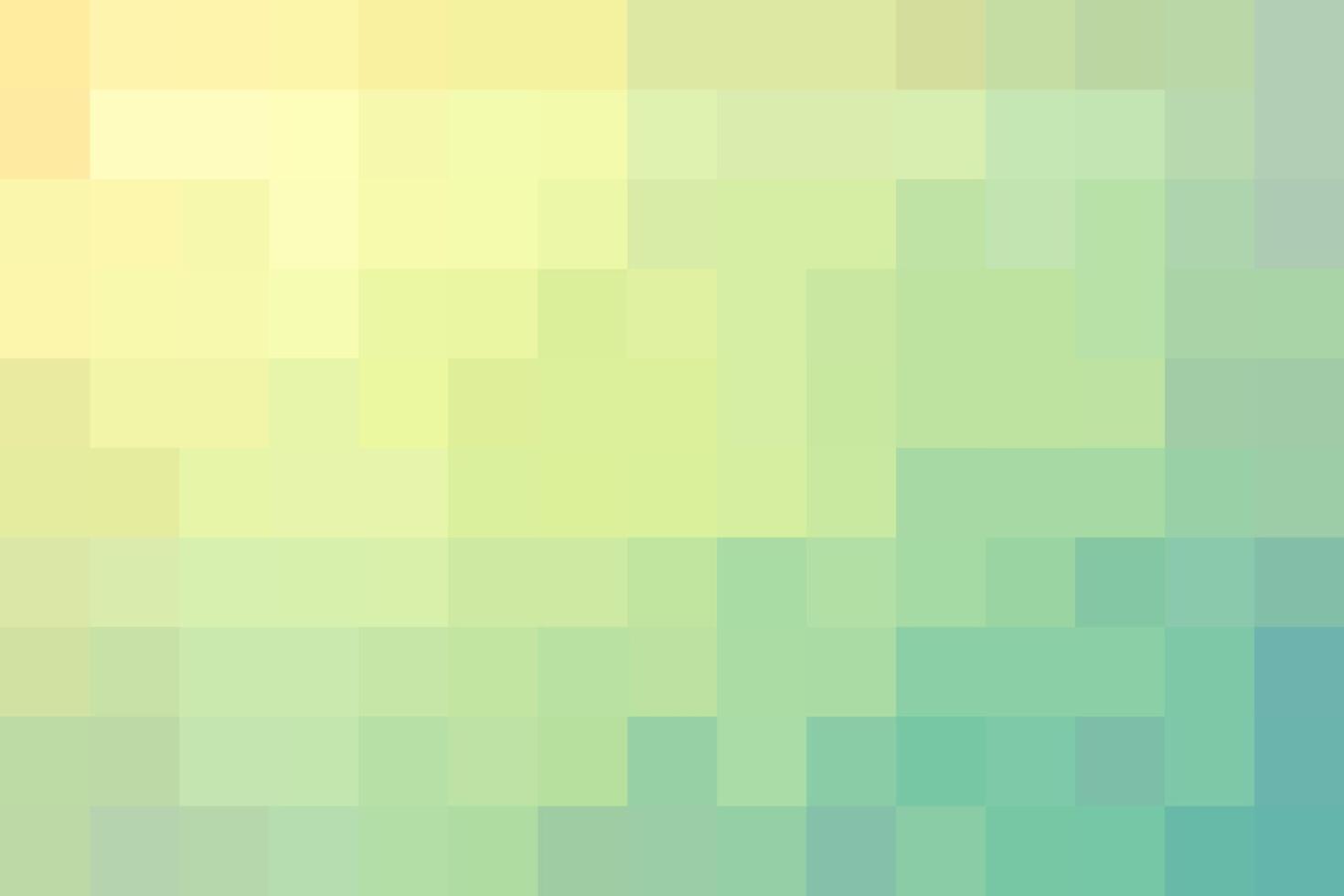Green teal pixel background, gradient abstract tile background. Rectangular colourful check ...