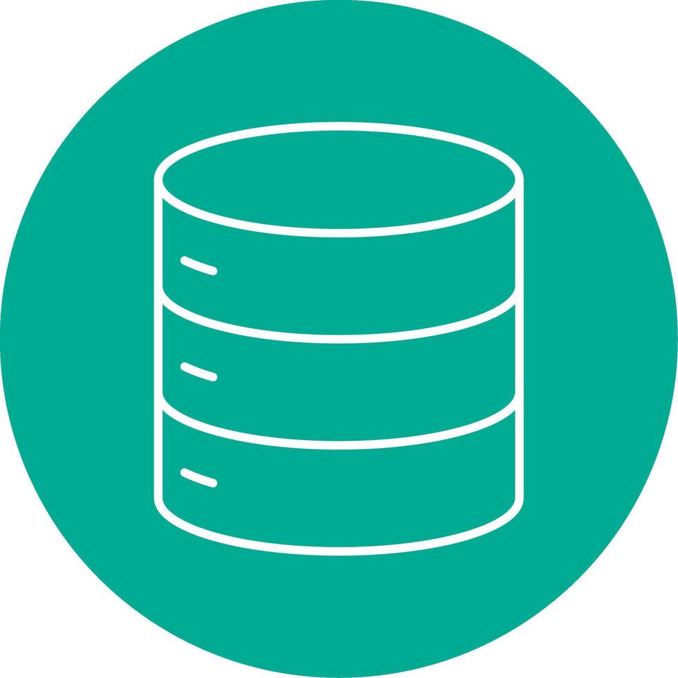Database Line Circle Color Icon 38711786 Vector Art At Vecteezy