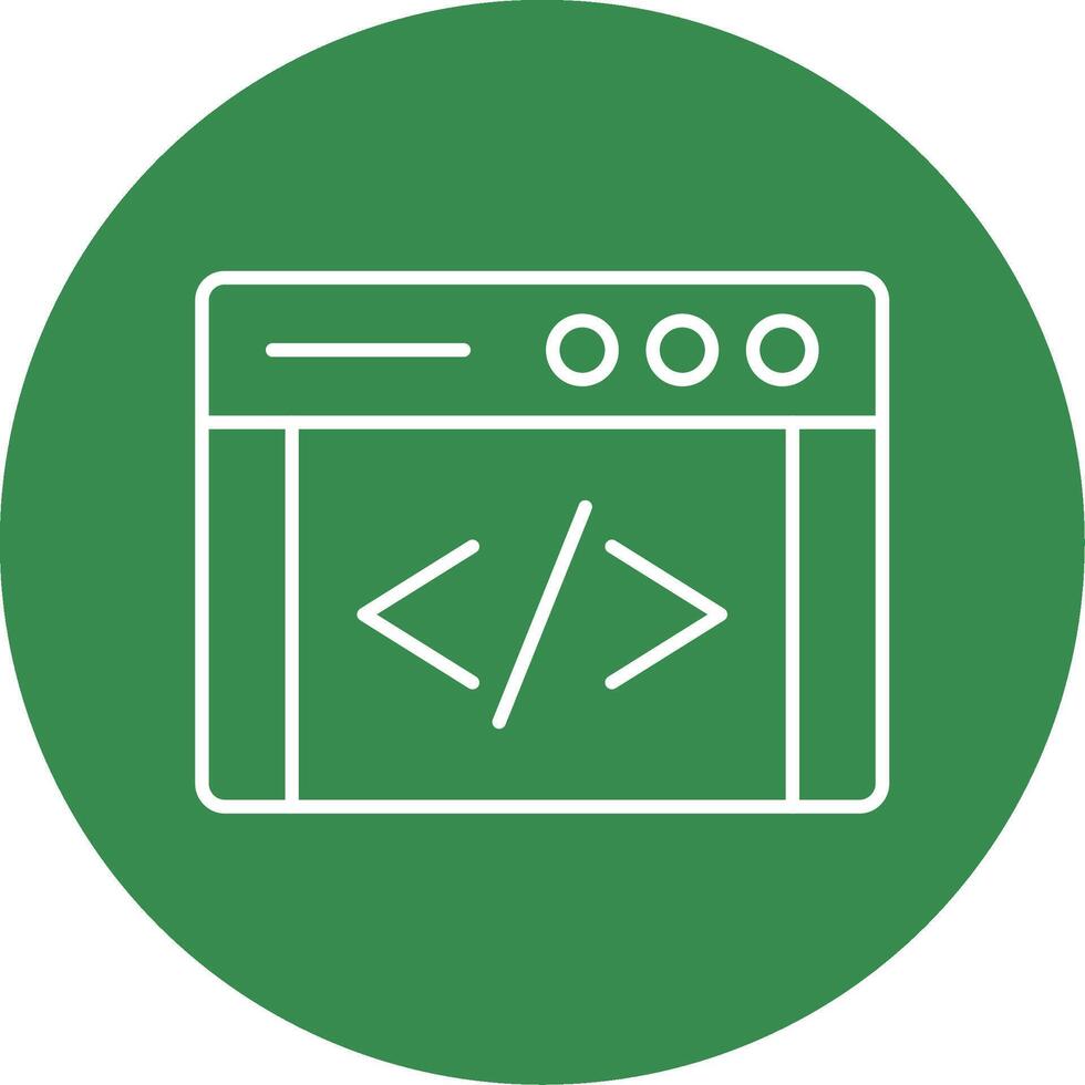 Coding Line Circle color Icon 38711861 Vector Art at Vecteezy