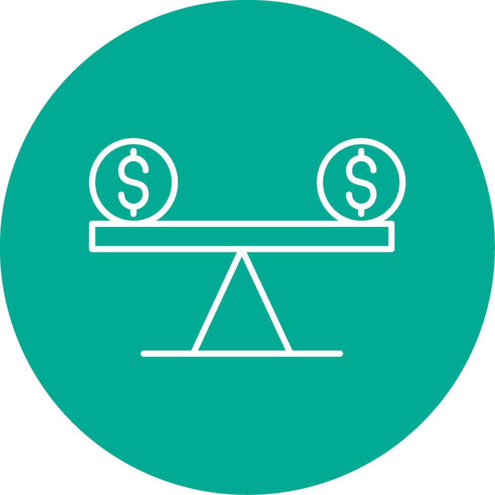 Leverage Line Circle Color Icon 38717091 Vector Art At Vecteezy