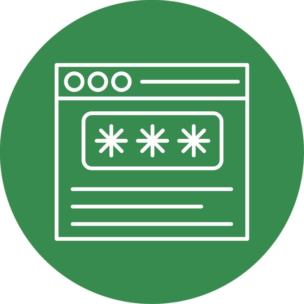 Password Line Circle Color Icon 38720000 Vector Art At Vecteezy