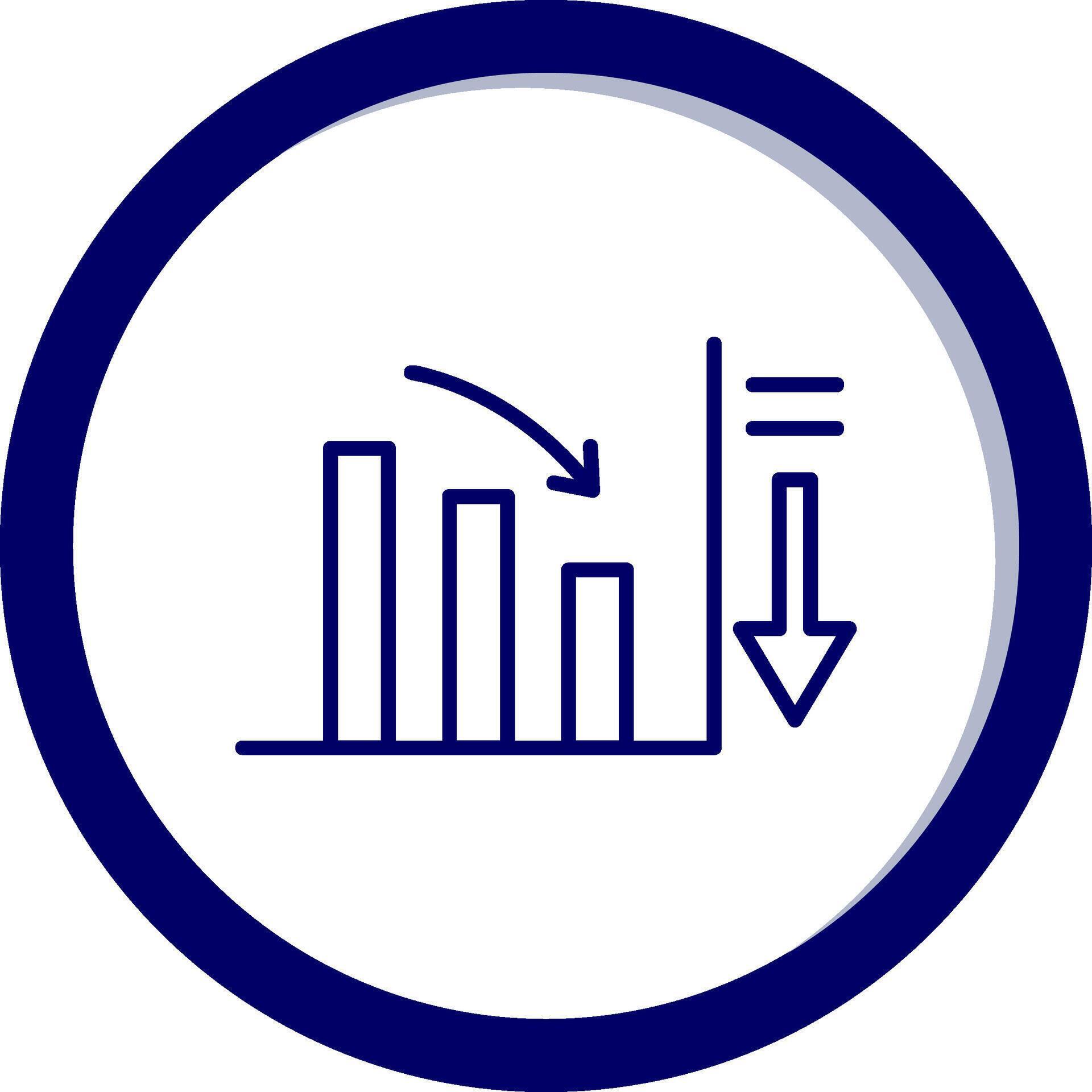 Decrease Vector Icon 38720071 Vector Art at Vecteezy