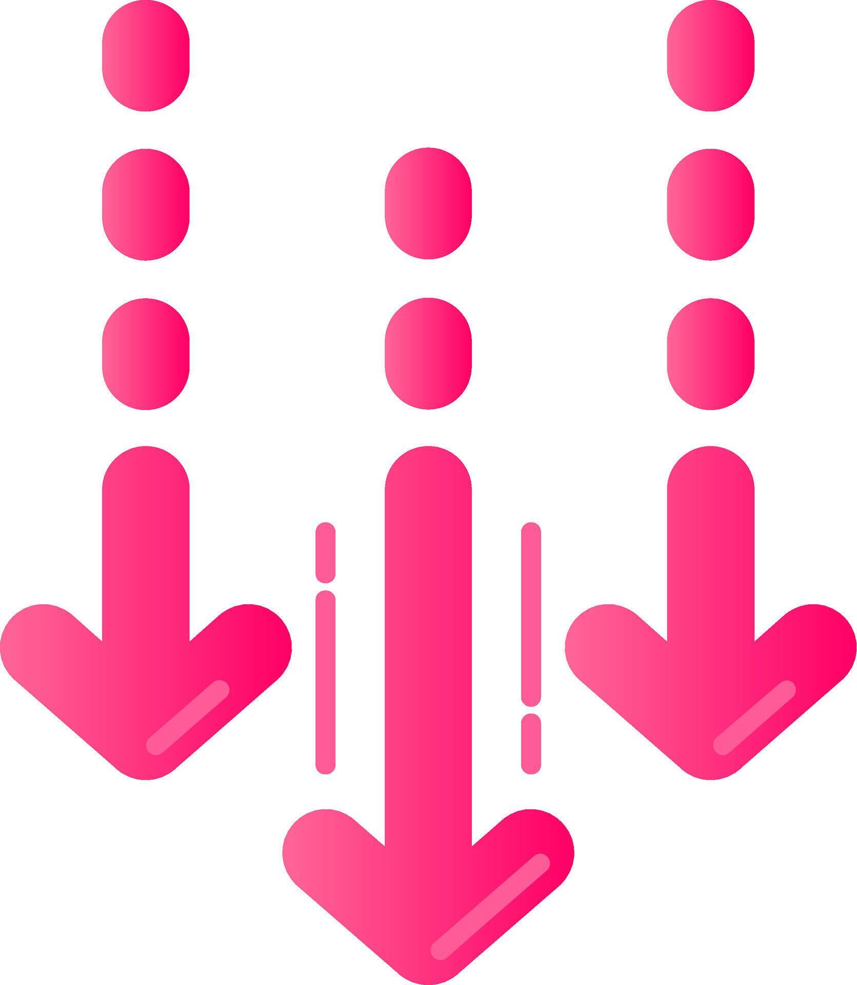 Decrease Flat Gradient Icon 38723540 Vector Art at Vecteezy