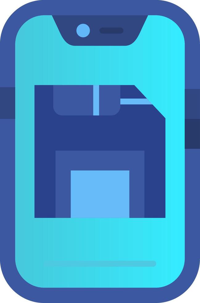 Save Flat Gradient Icon 38723763 Vector Art at Vecteezy